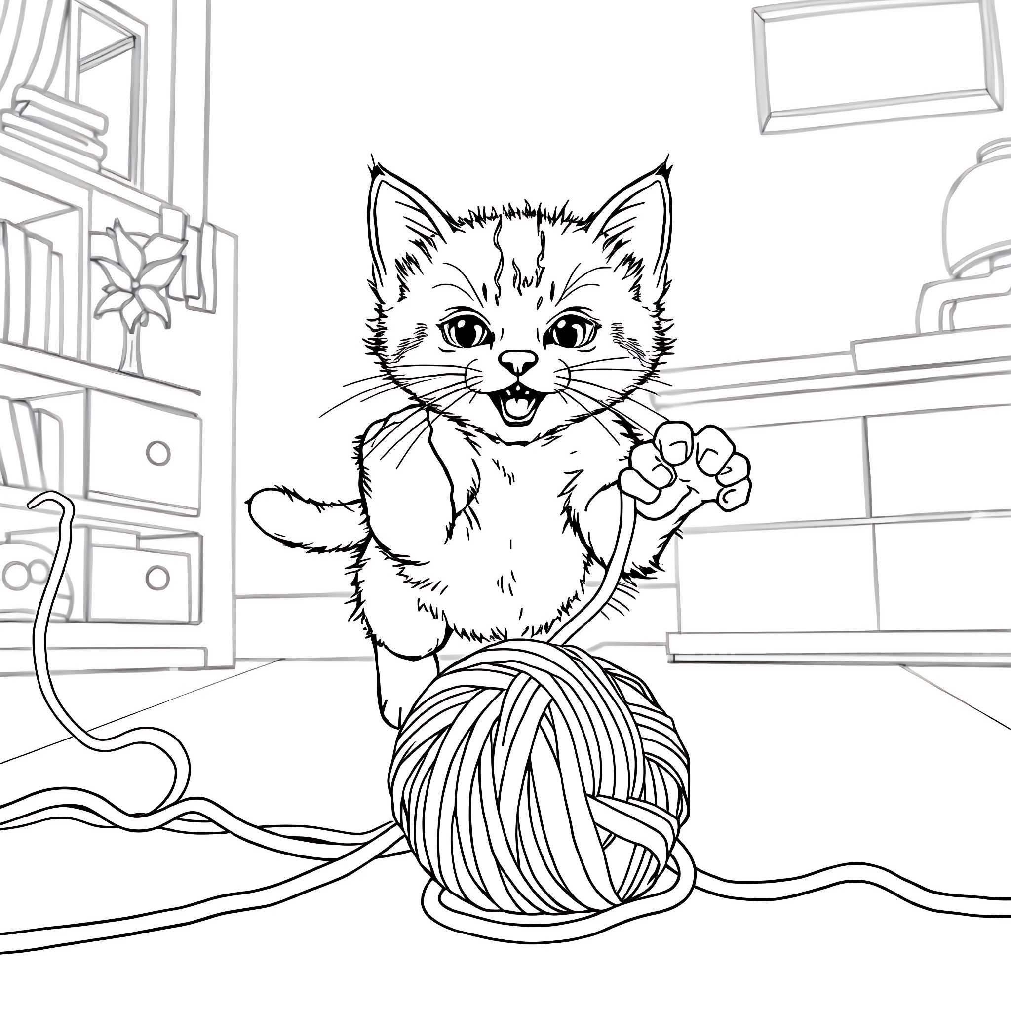 35 Best Kitten Coloring Pages (Free Printable PDFs)
