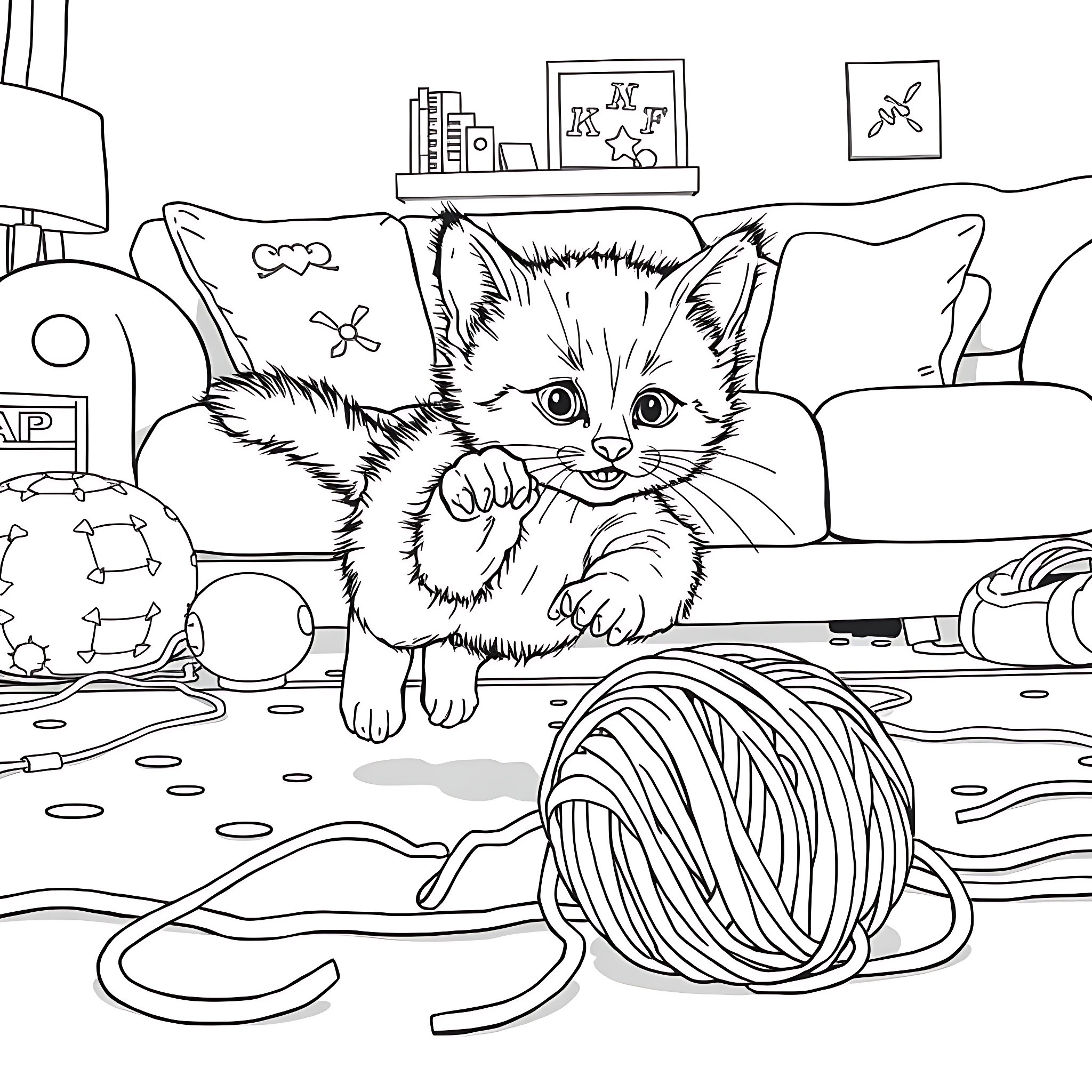 35 Best Kitten Coloring Pages (Free Printable PDFs)