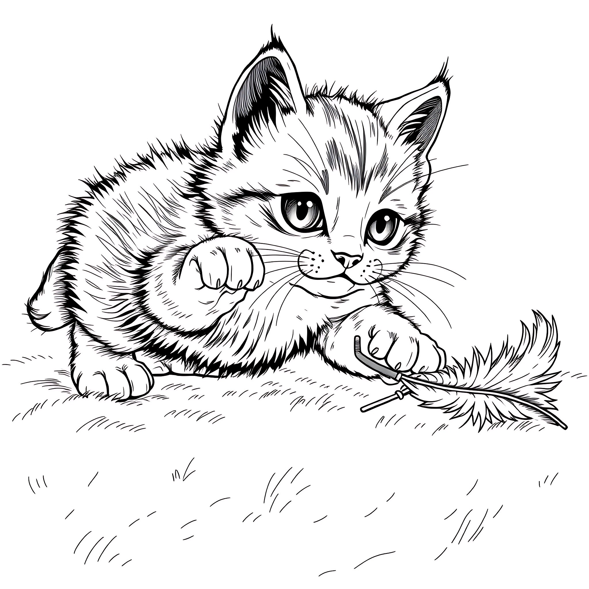 35 Best Kitten Coloring Pages (Free Printable PDFs)