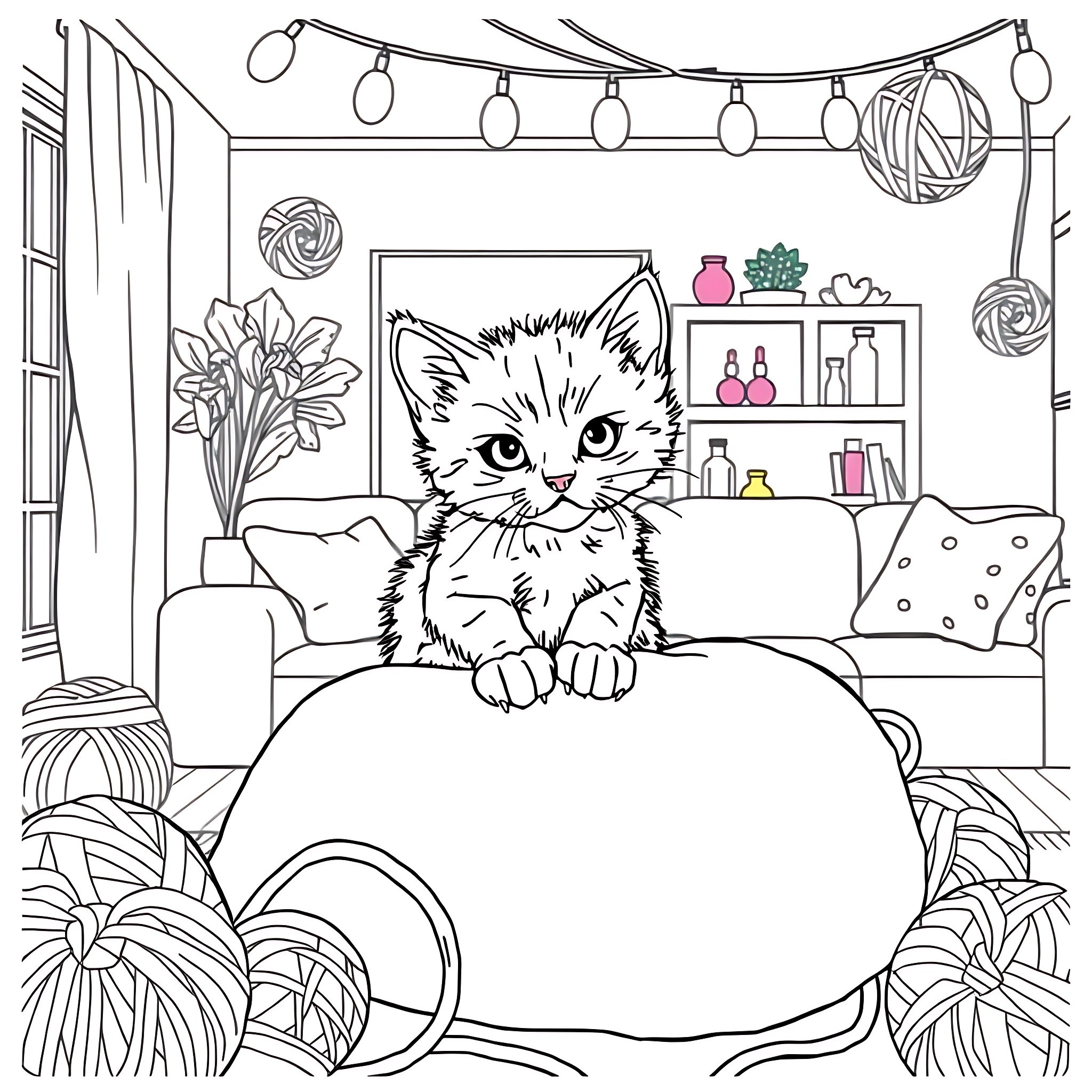 35 Best Kitten Coloring Pages (Free Printable PDFs)
