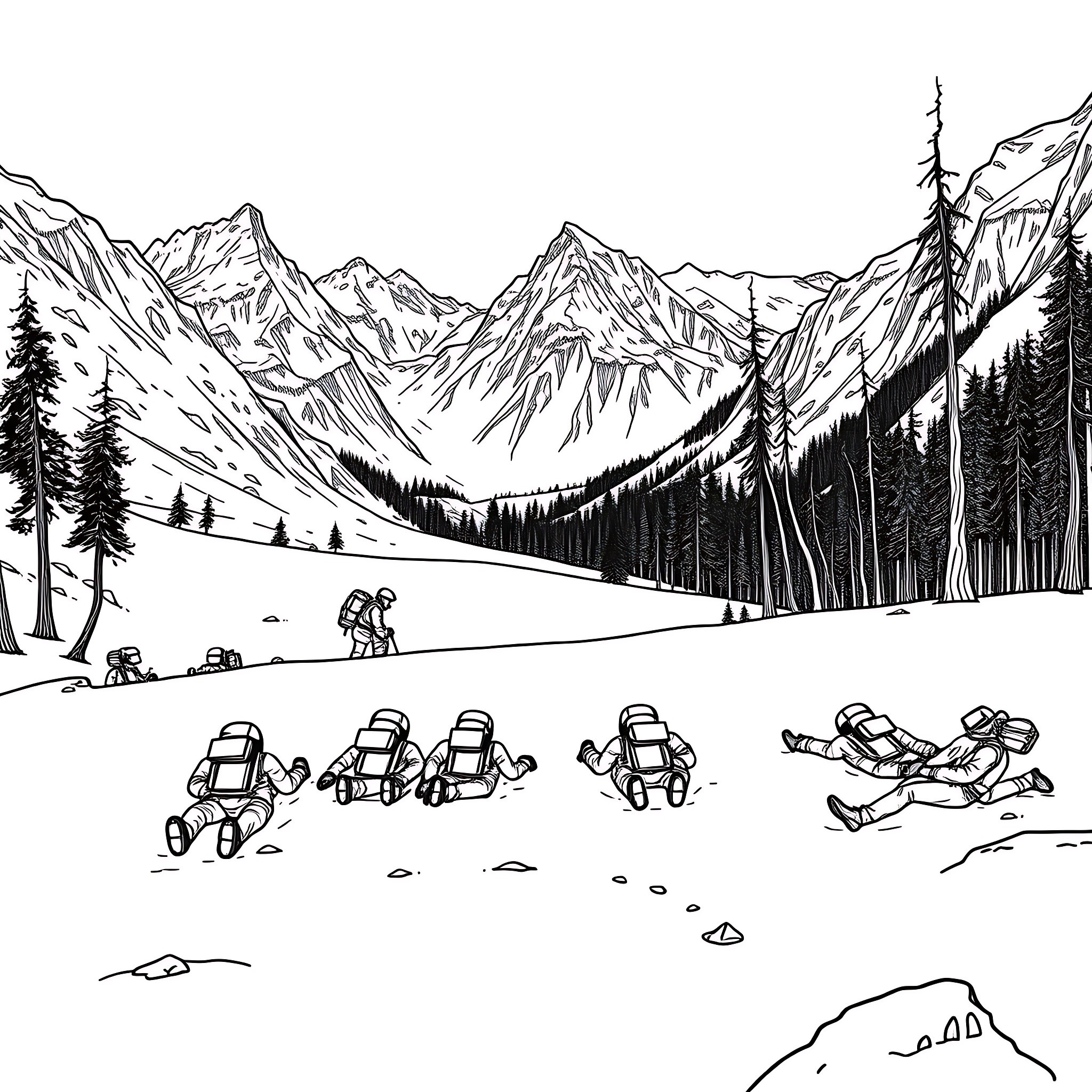 1 Best Dyatlov Pass Coloring Pages (Free Printable PDFs)