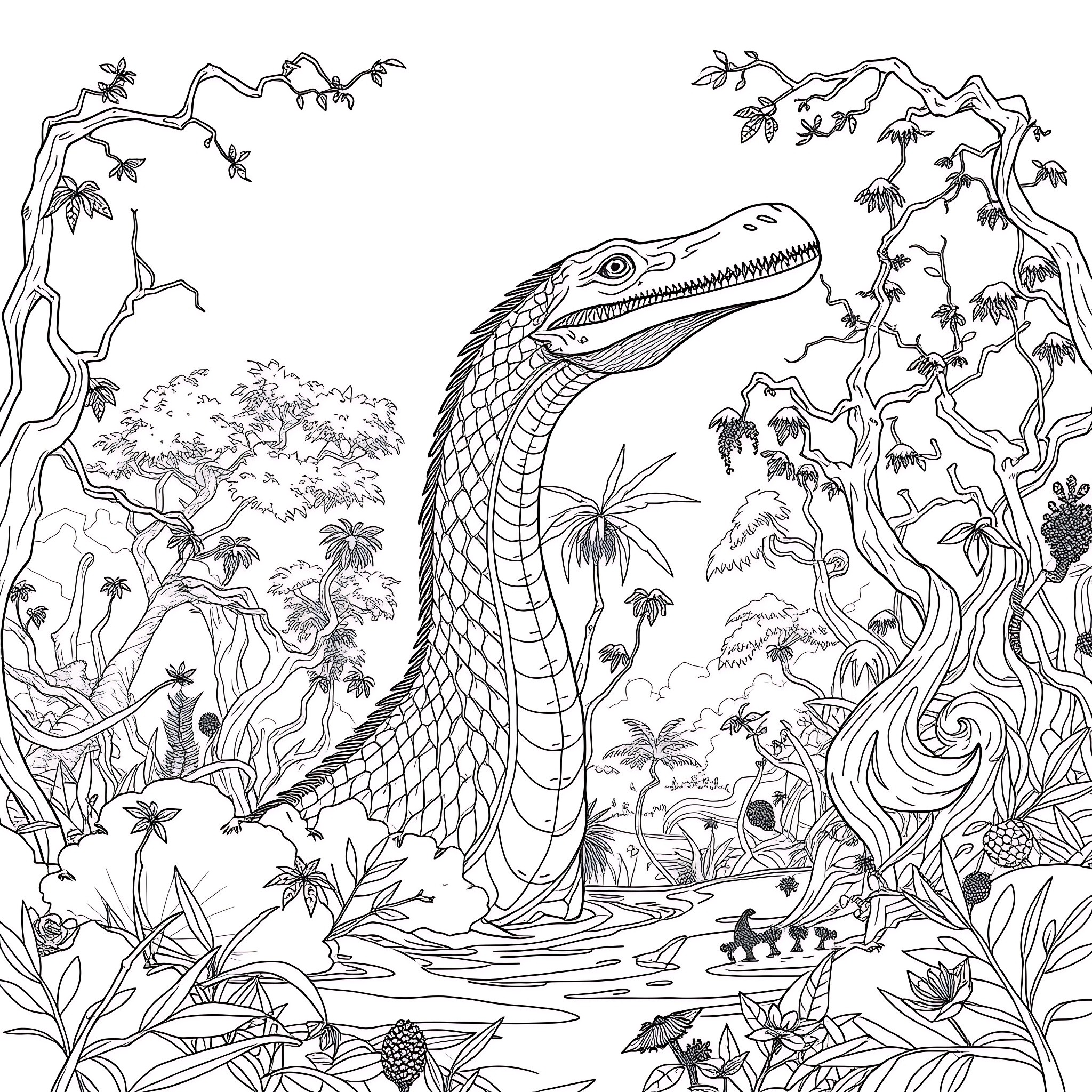 5 Best Mokele-Mbembe Coloring Pages (Free Printable PDFs)