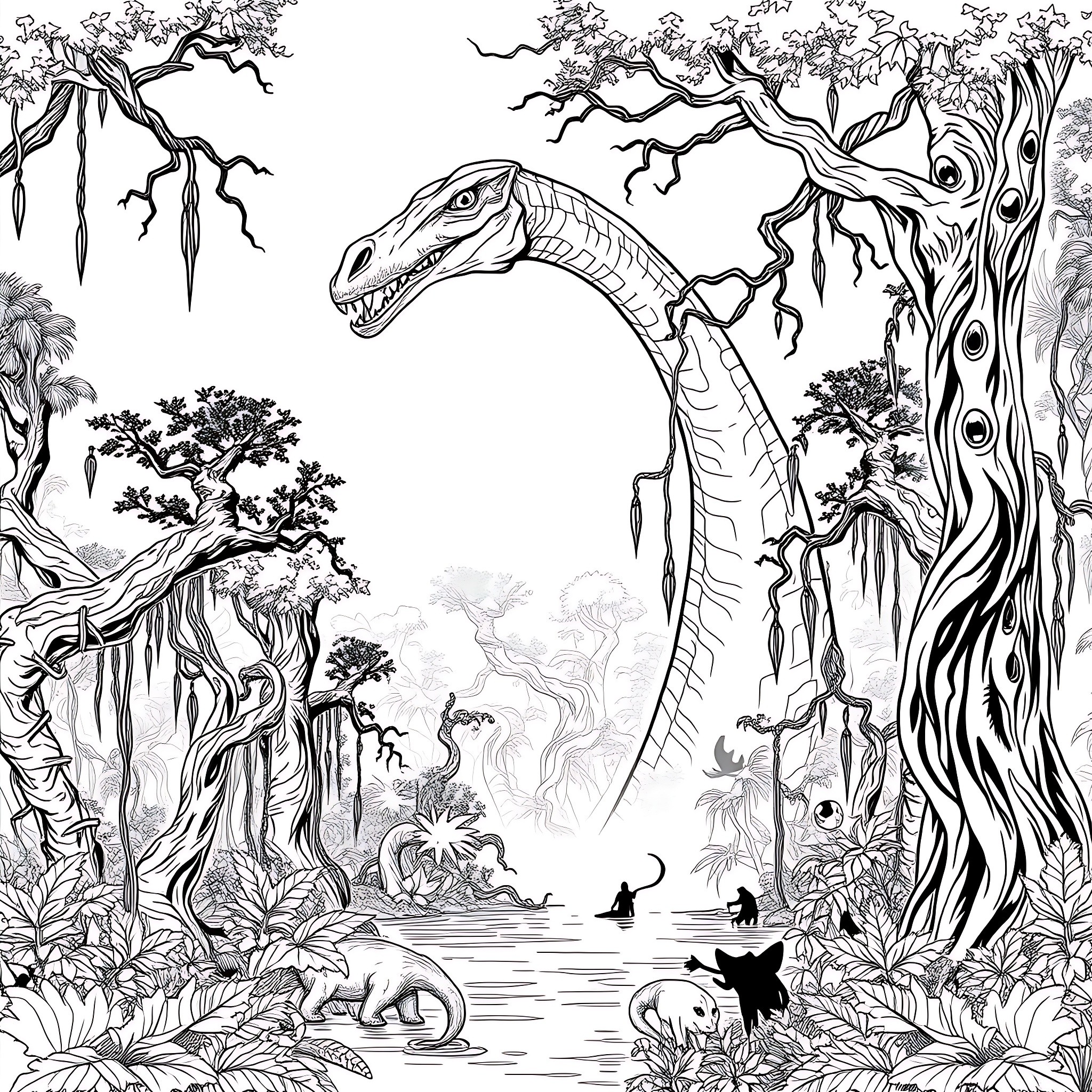 5 Best Mokele-Mbembe Coloring Pages (Free Printable PDFs)
