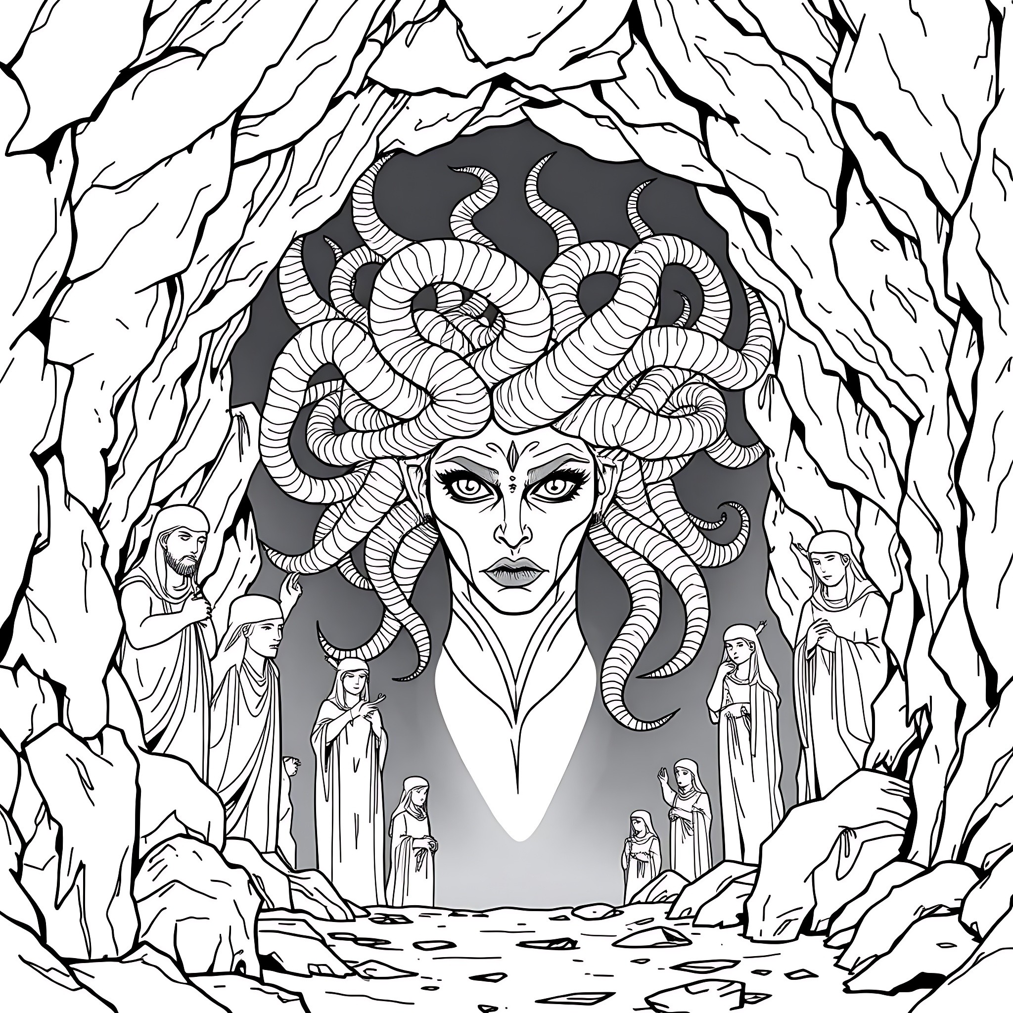 Best Medusa Coloring Pages (Free Printable PDF)
