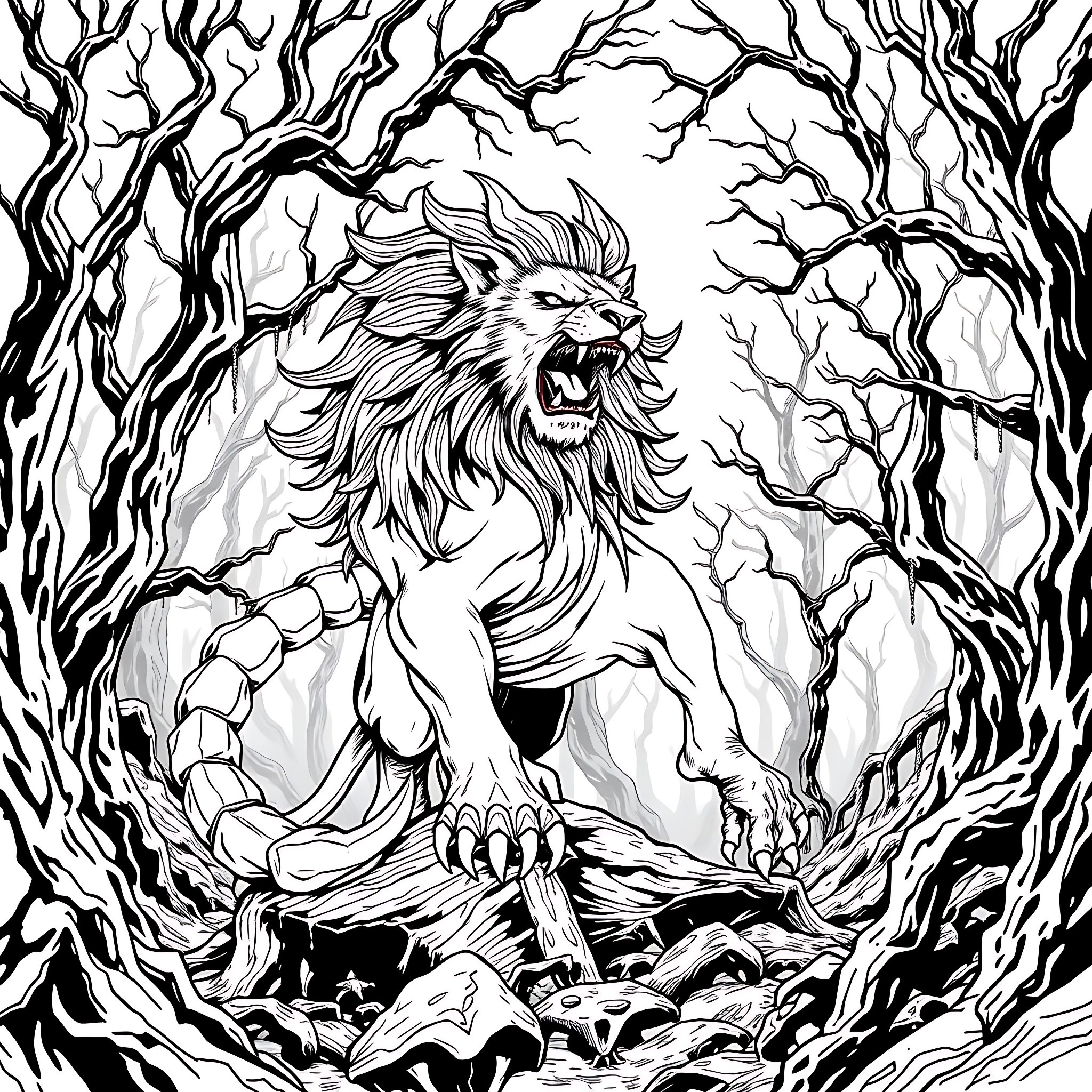 Best Manticore Coloring Pages (Free Printable PDF)