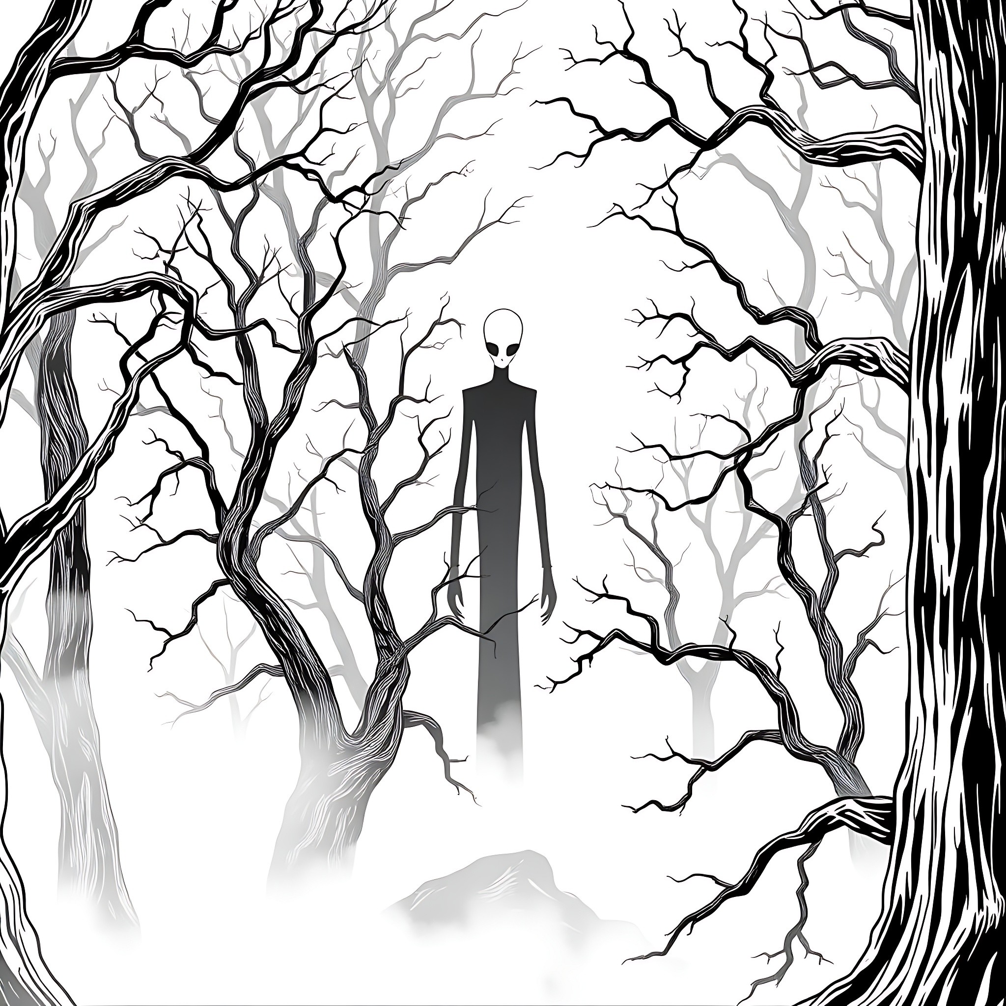 5 Best Slender Man Coloring Pages (Free Printable PDFs)