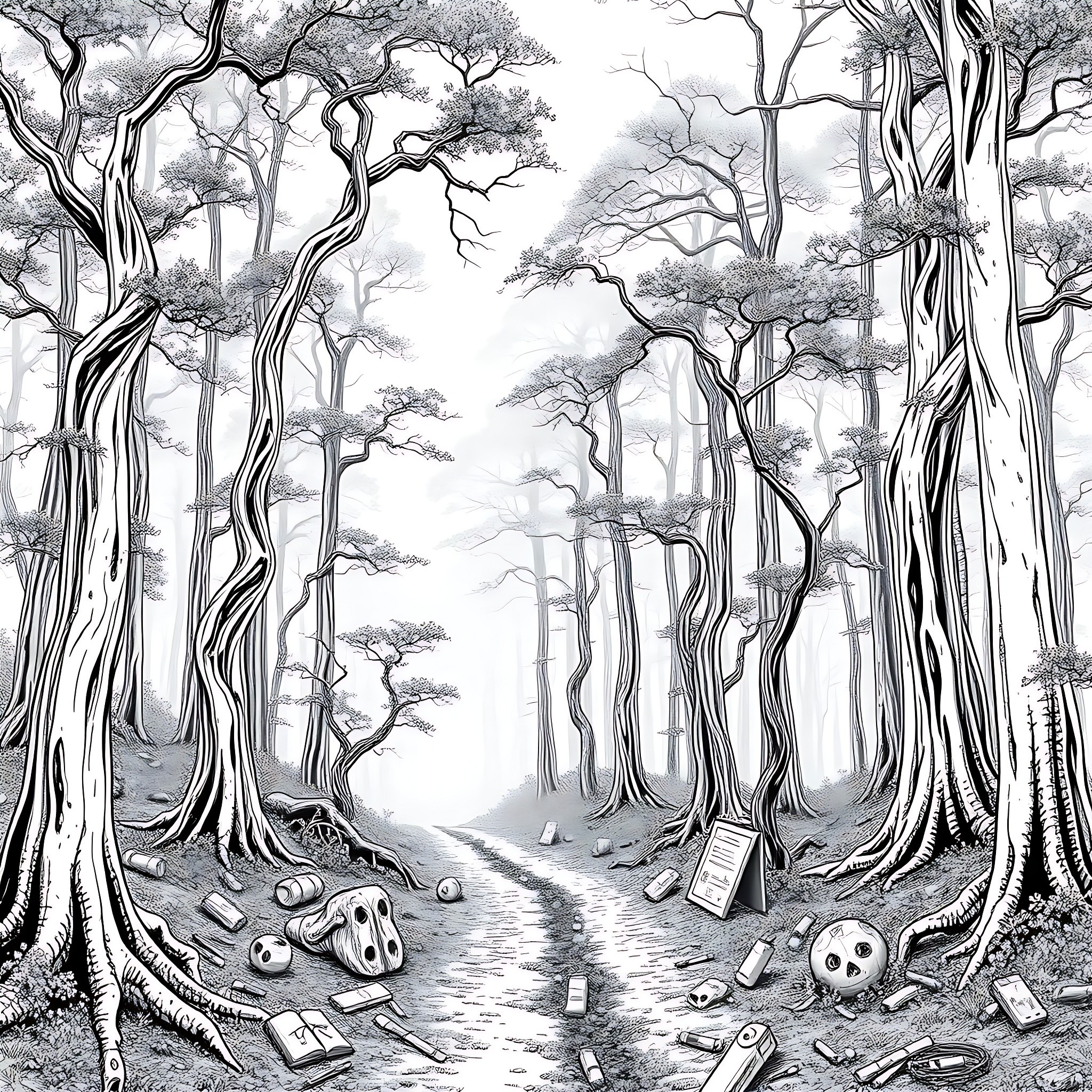 154 Best Forest Coloring Pages (Free Printable PDFs)