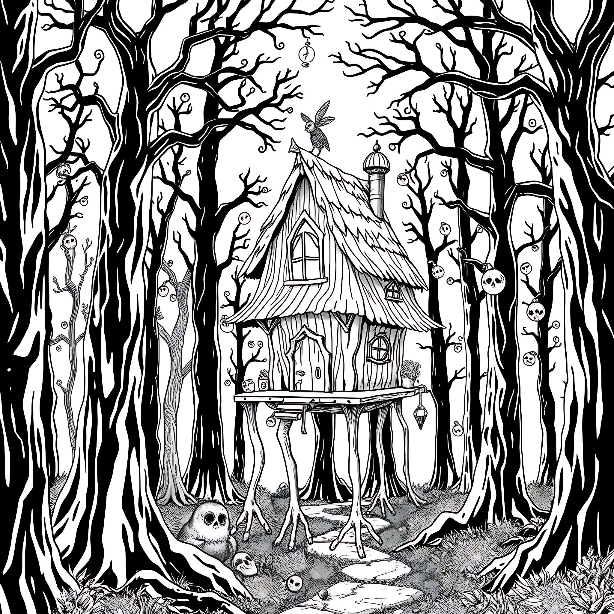 4 Best Baba Yaga Coloring Pages (Free Printable PDFs)