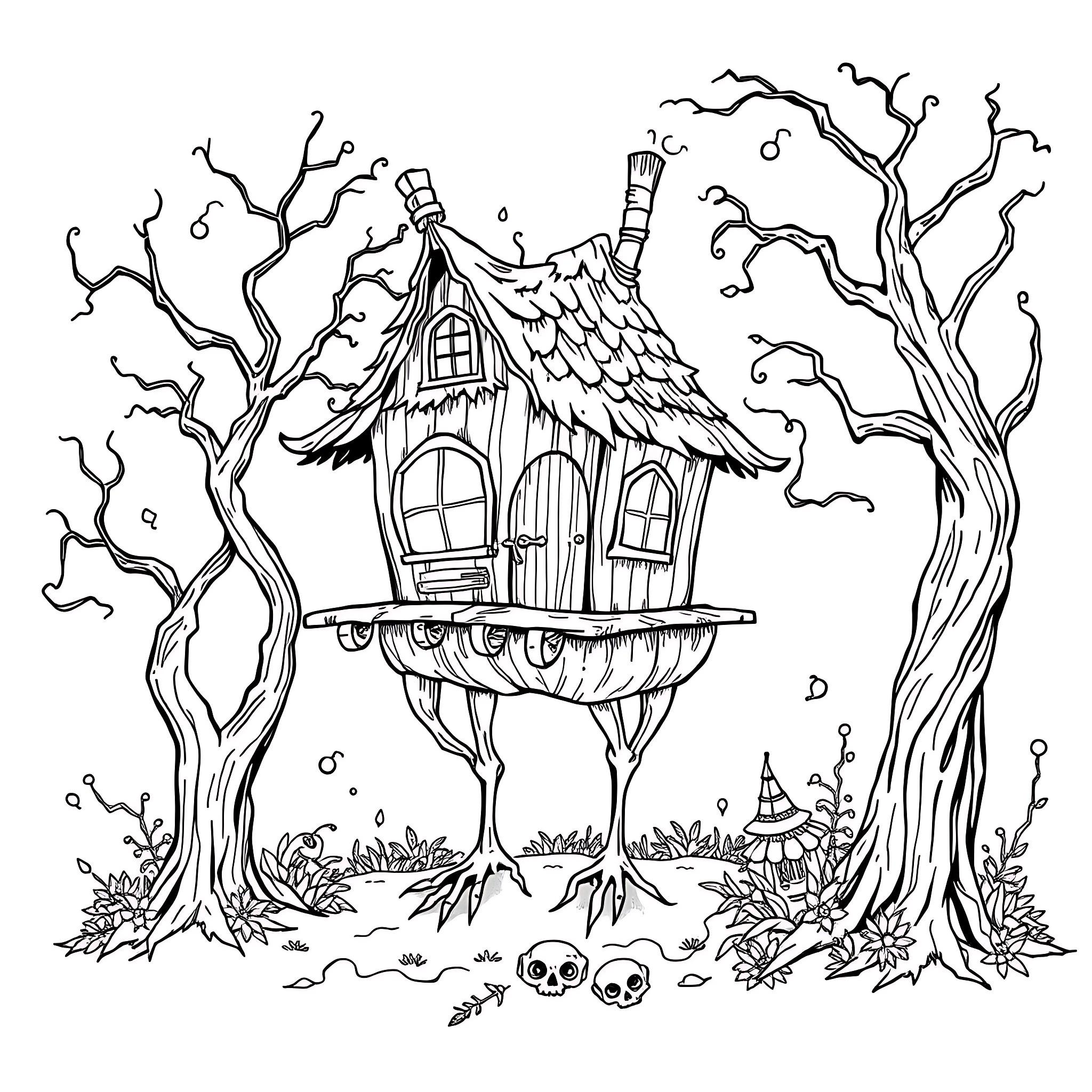 4 Best Baba Yaga Coloring Pages (Free Printable PDFs)