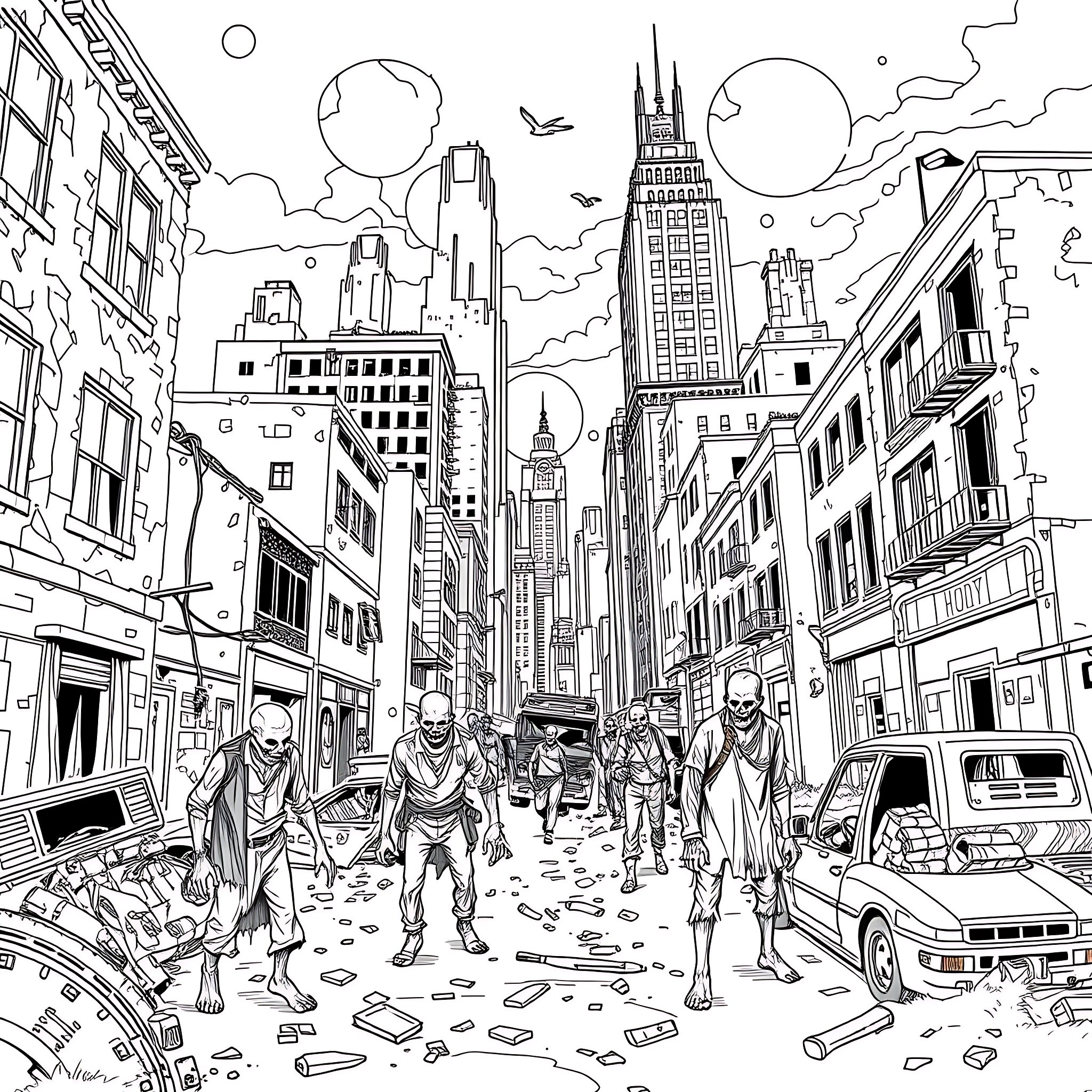 220 Best Zombie Coloring Pages (Free Printable PDFs)