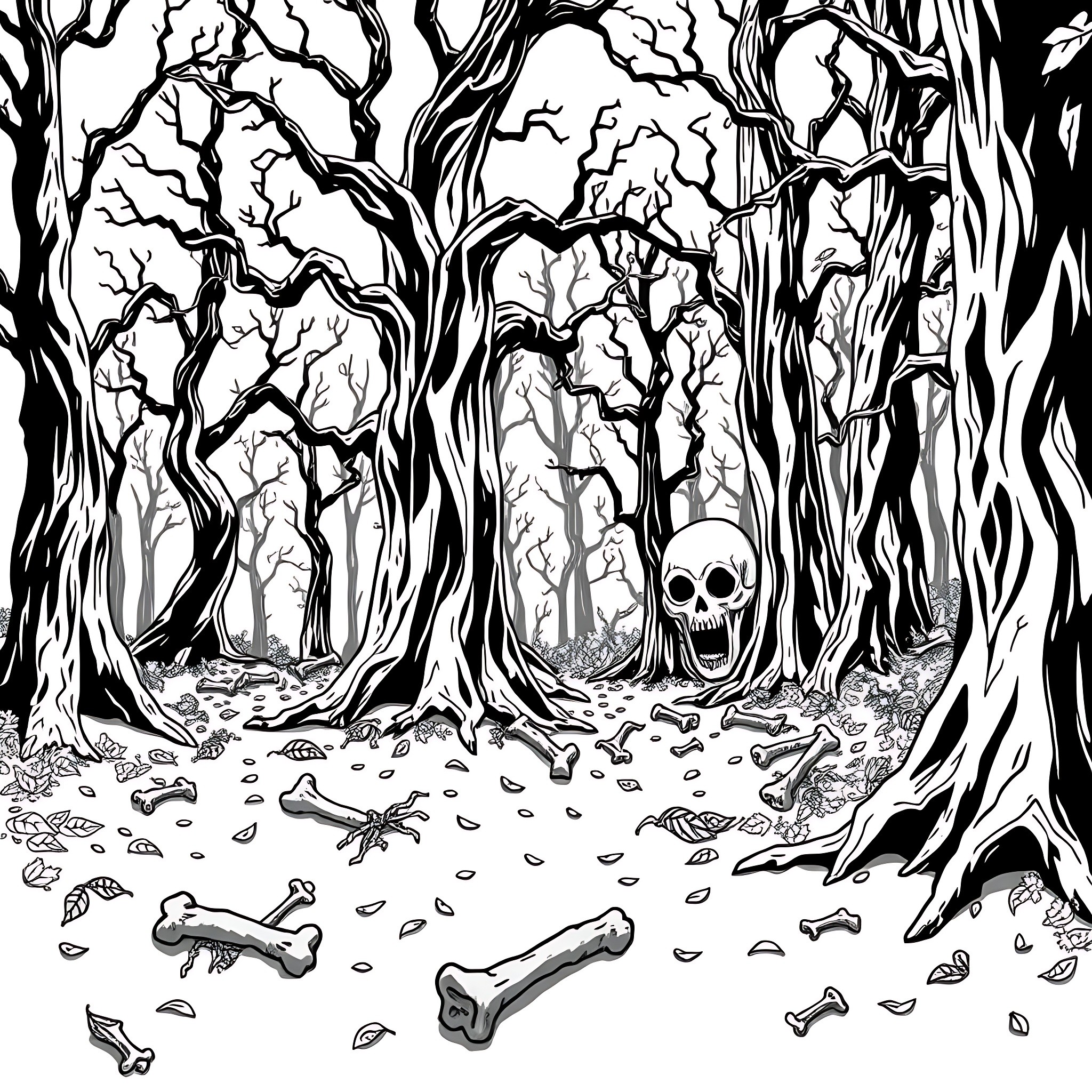 177 Best Forest Coloring Pages (Free Printable PDFs)