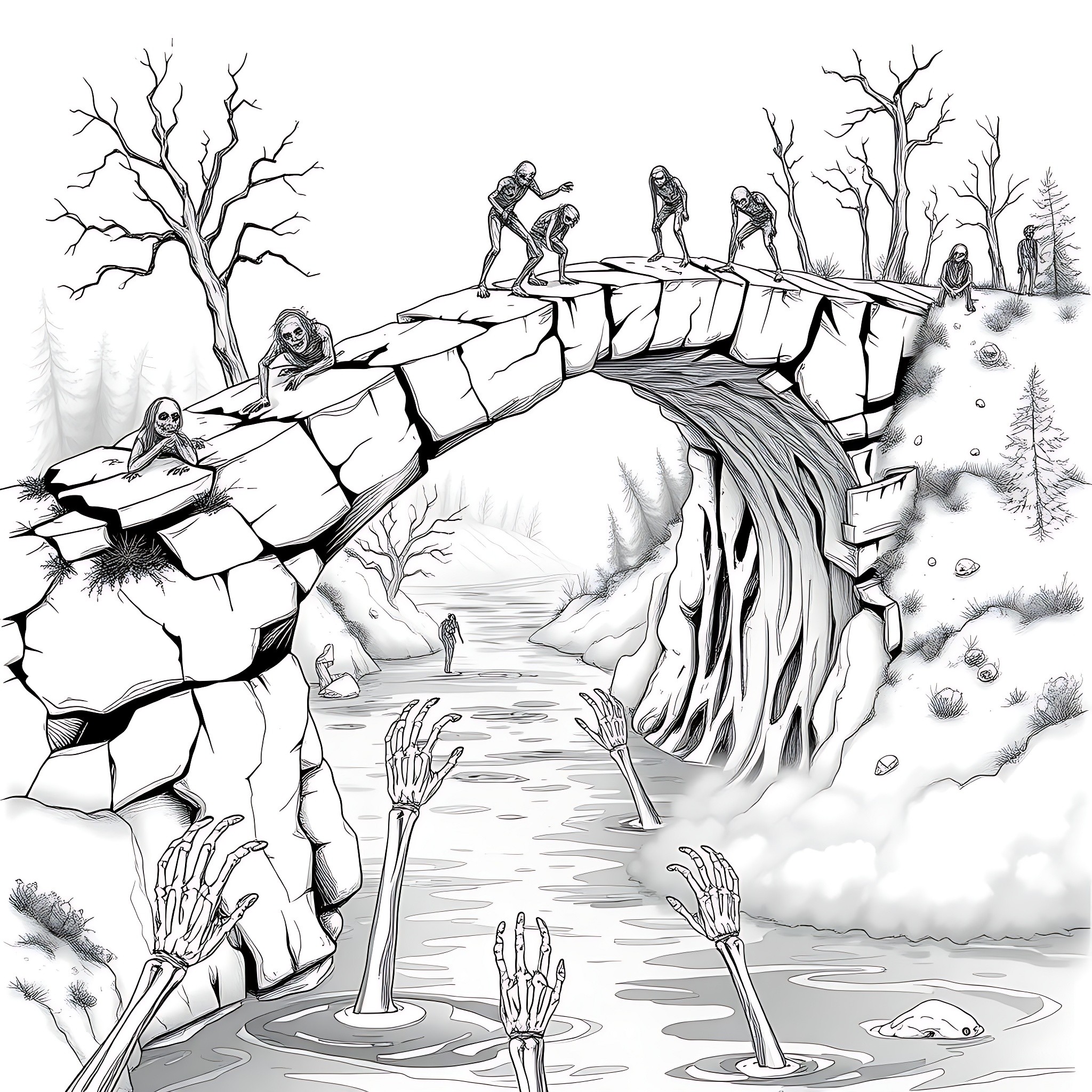 Best Bridge Coloring Pages (Free Printable PDF)