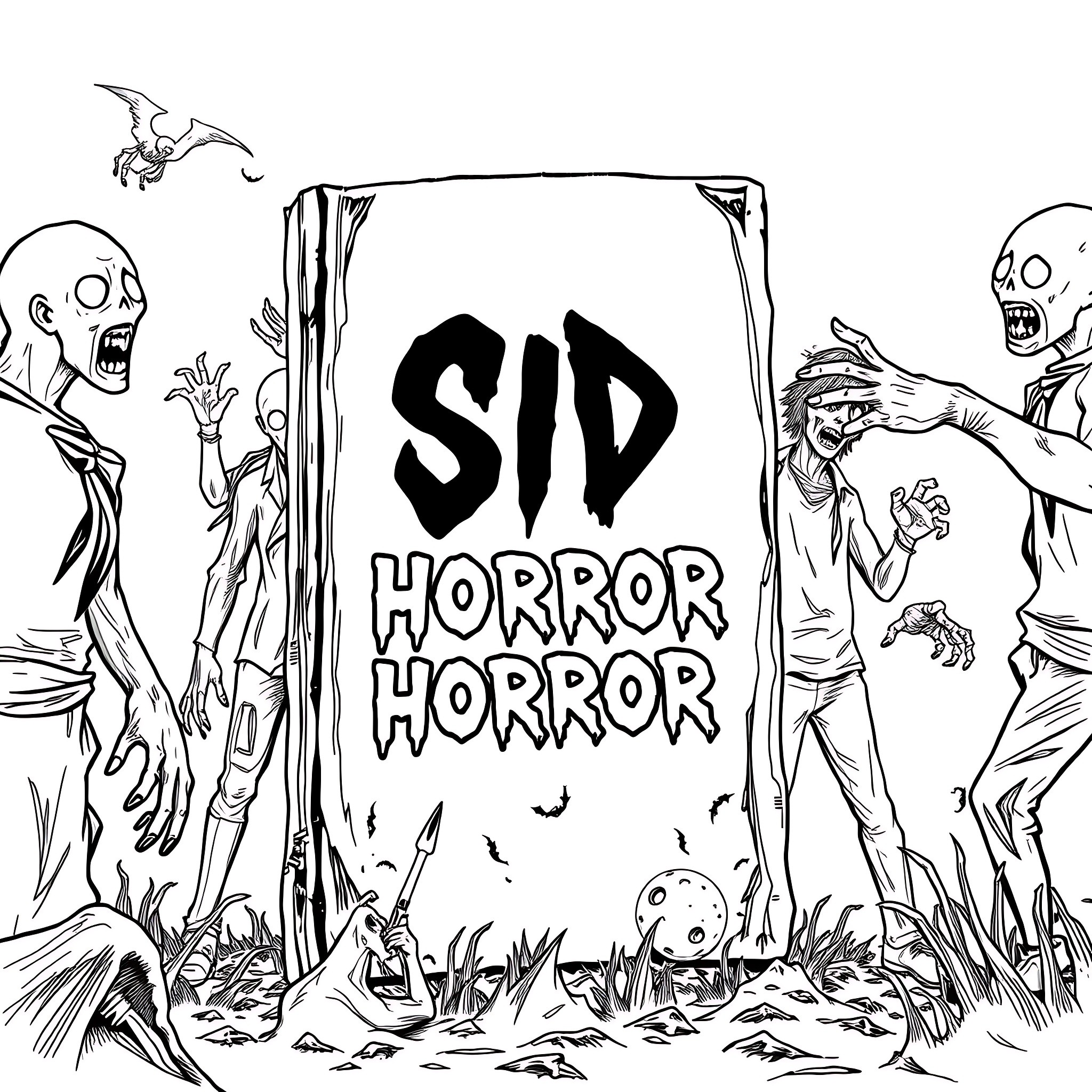 Best Zombie Coloring Pages (Free Printable PDF)