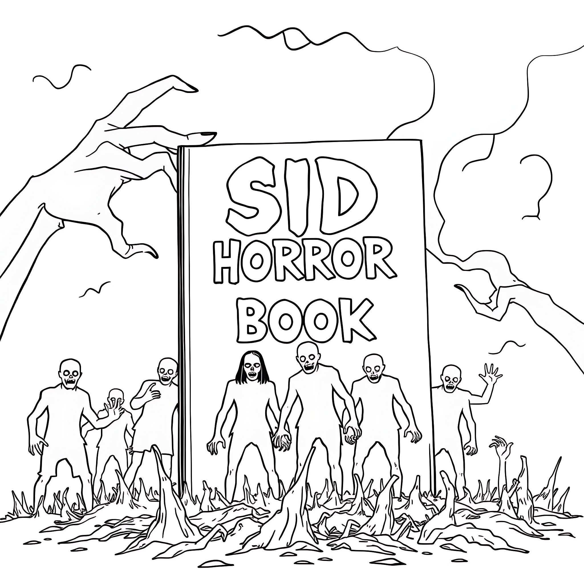 60 Best Zombie Coloring Pages (Free Printable PDFs)