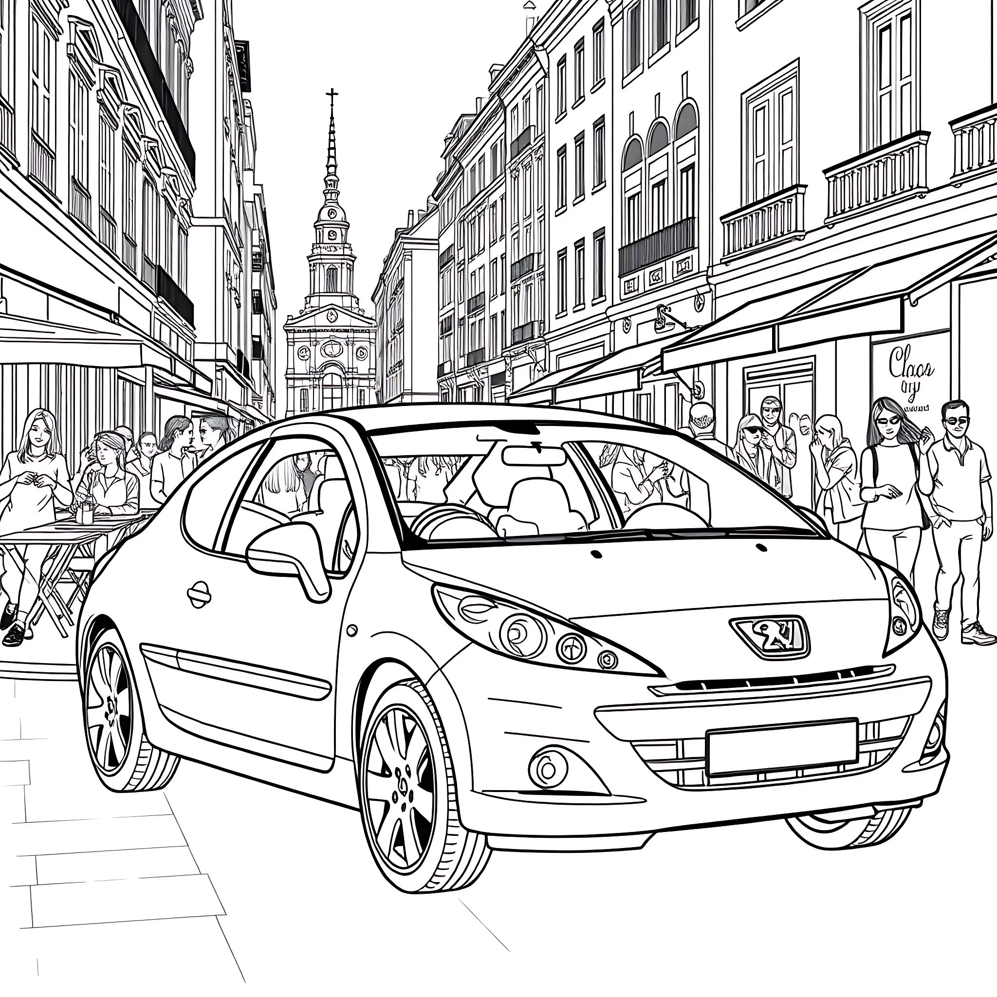 3 Best Peugeot Coloring Pages (Free Printable PDFs)