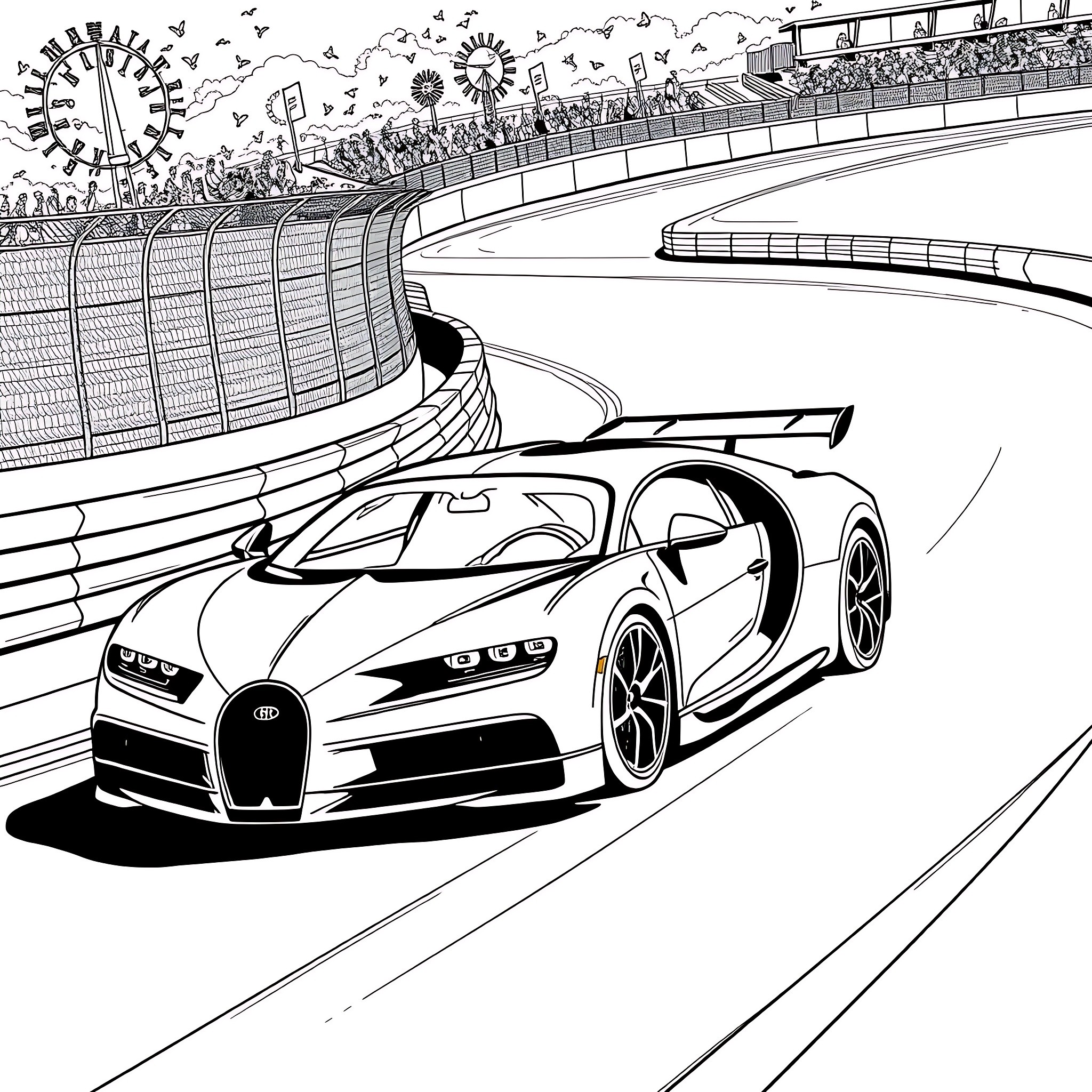 Best Bugatti Coloring Pages (Free Printable PDF)