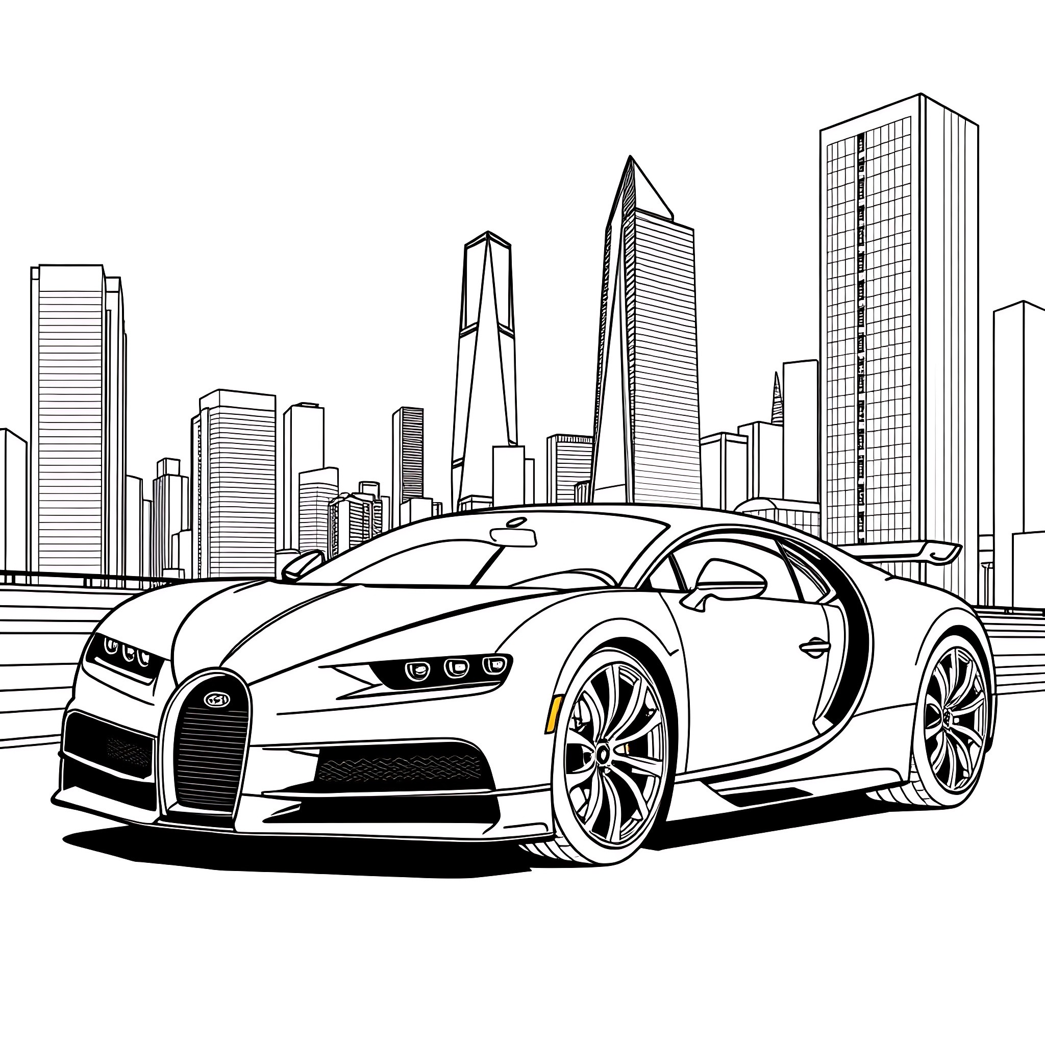 Best Bugatti Coloring Pages (Free Printable PDF)