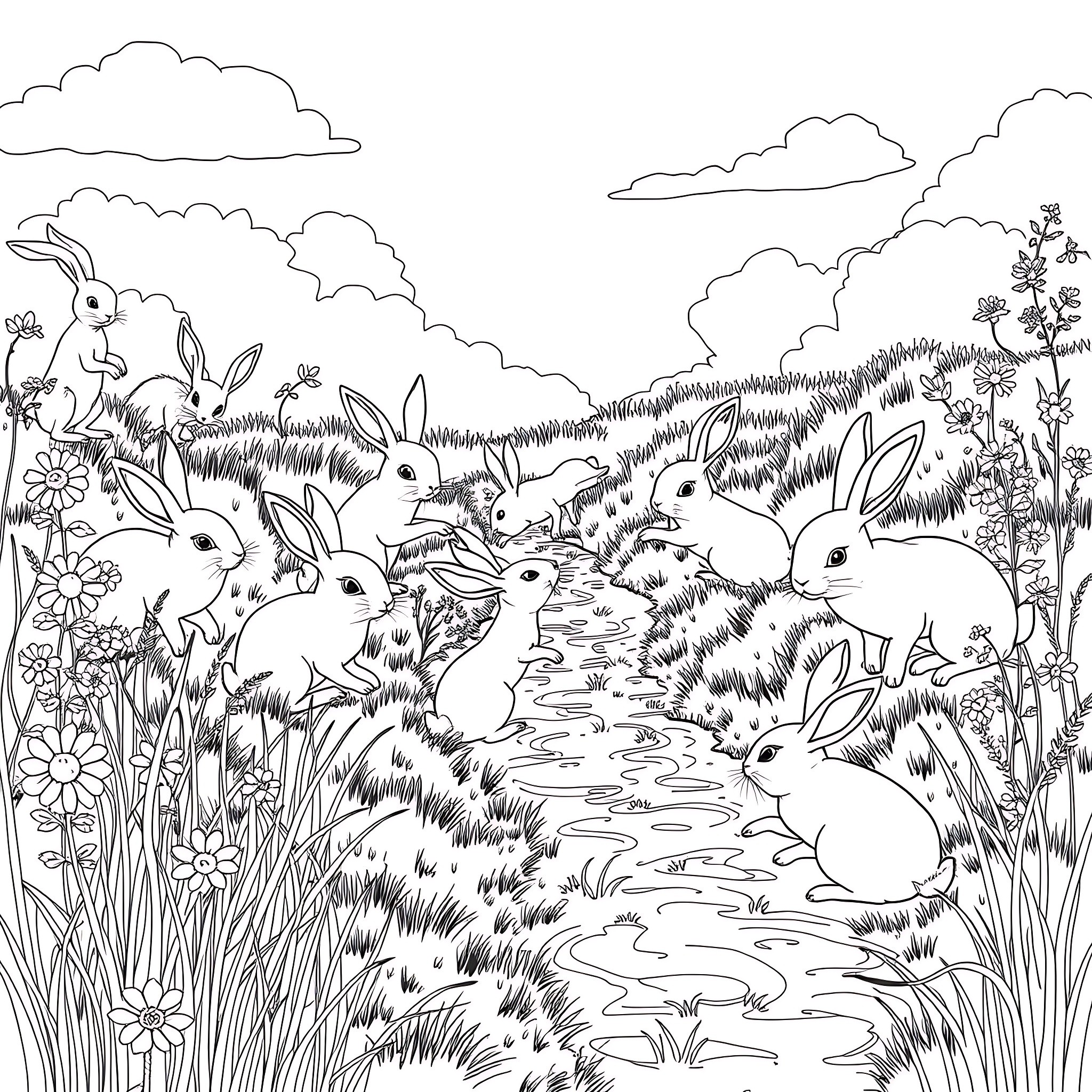 Best Rabbit Coloring Pages (Free Printable PDF)