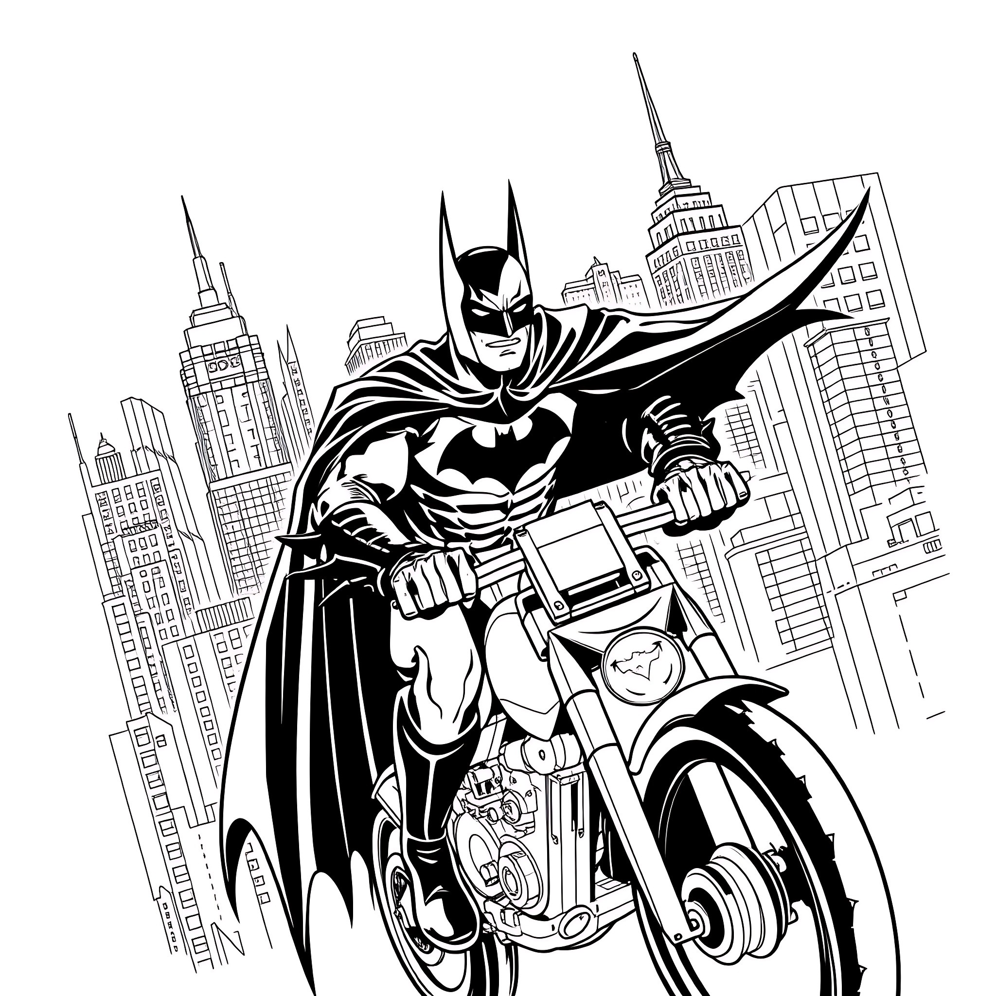 Best Batman Coloring Pages (Free Printable PDF)