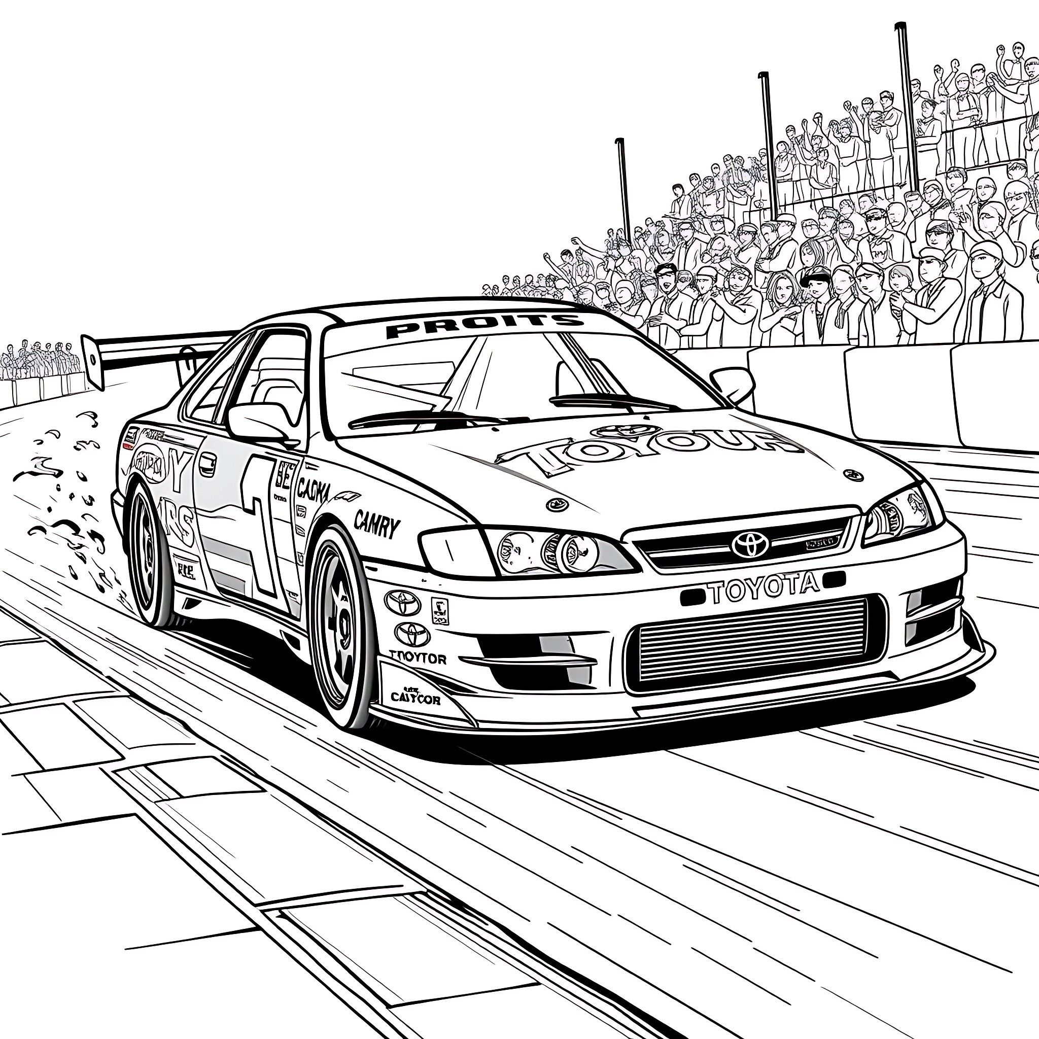 10 Best Toyota Camry Coloring Pages (Free Printable PDFs)