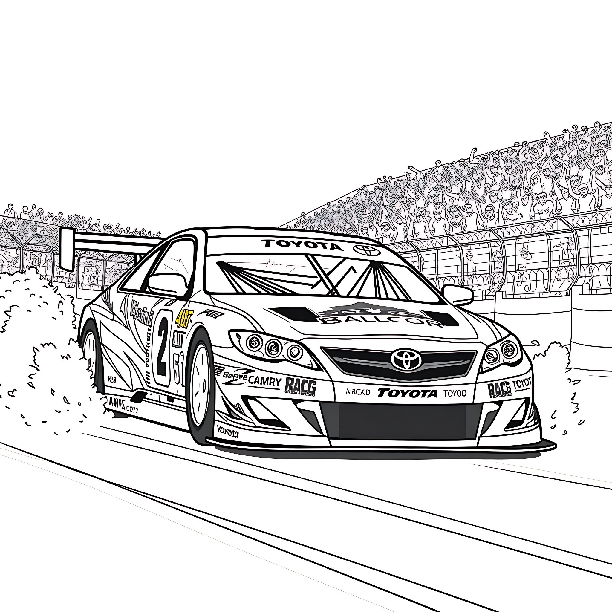 10 Best Toyota Camry Coloring Pages (Free Printable PDFs)