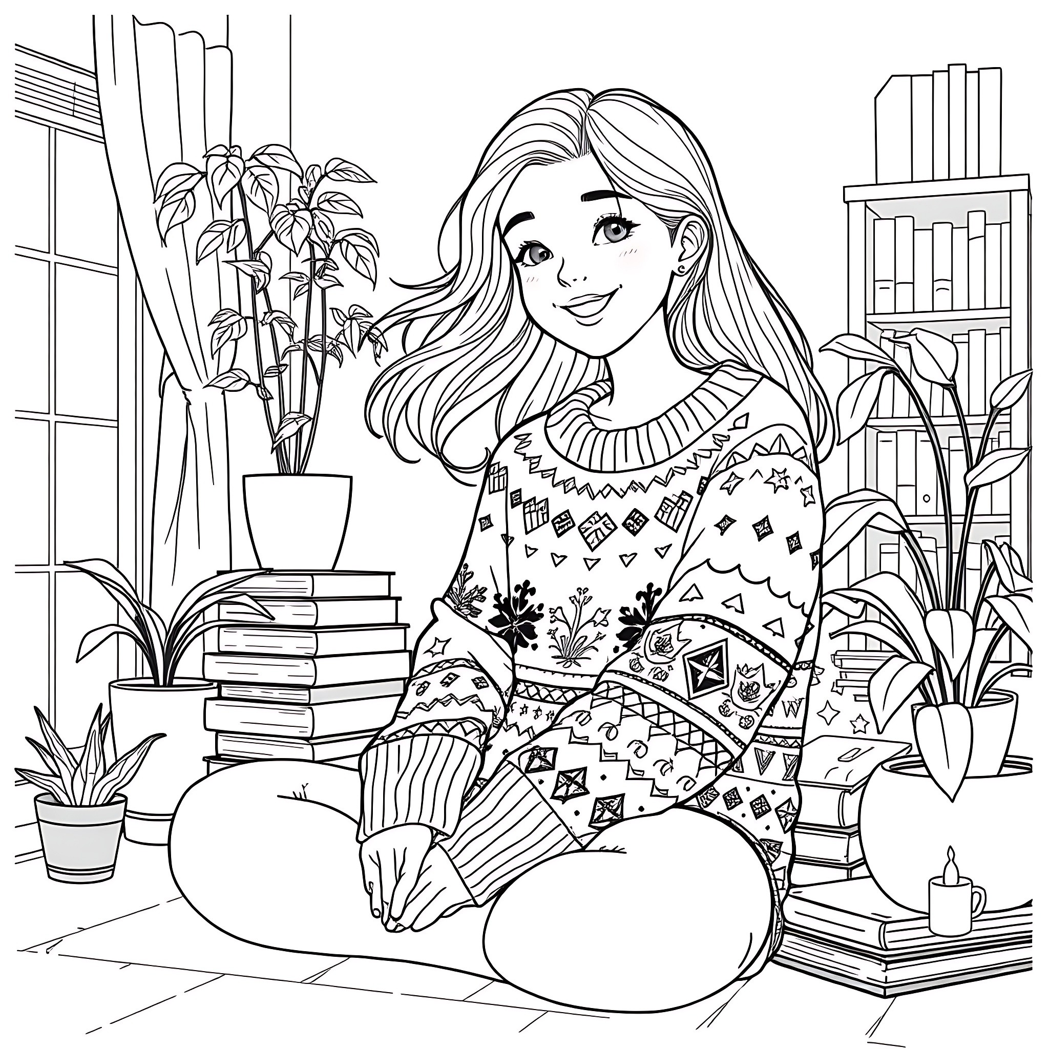 243 Best Girl Coloring Pages (Free Printable PDFs)