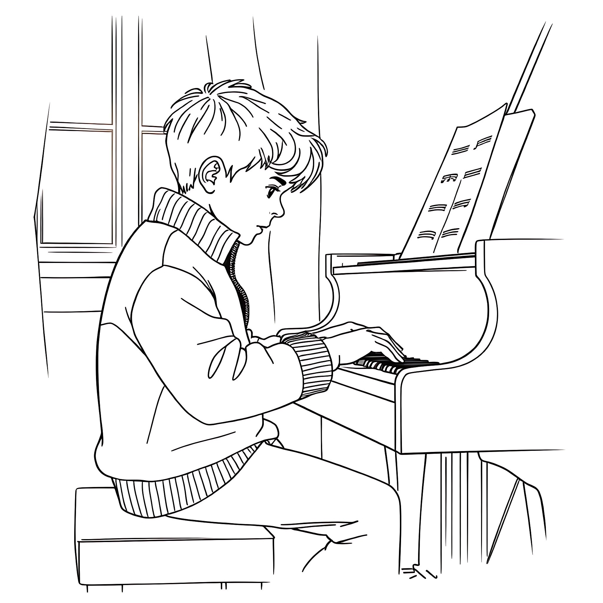 121 Best Boy Coloring Pages (Free Printable PDFs)