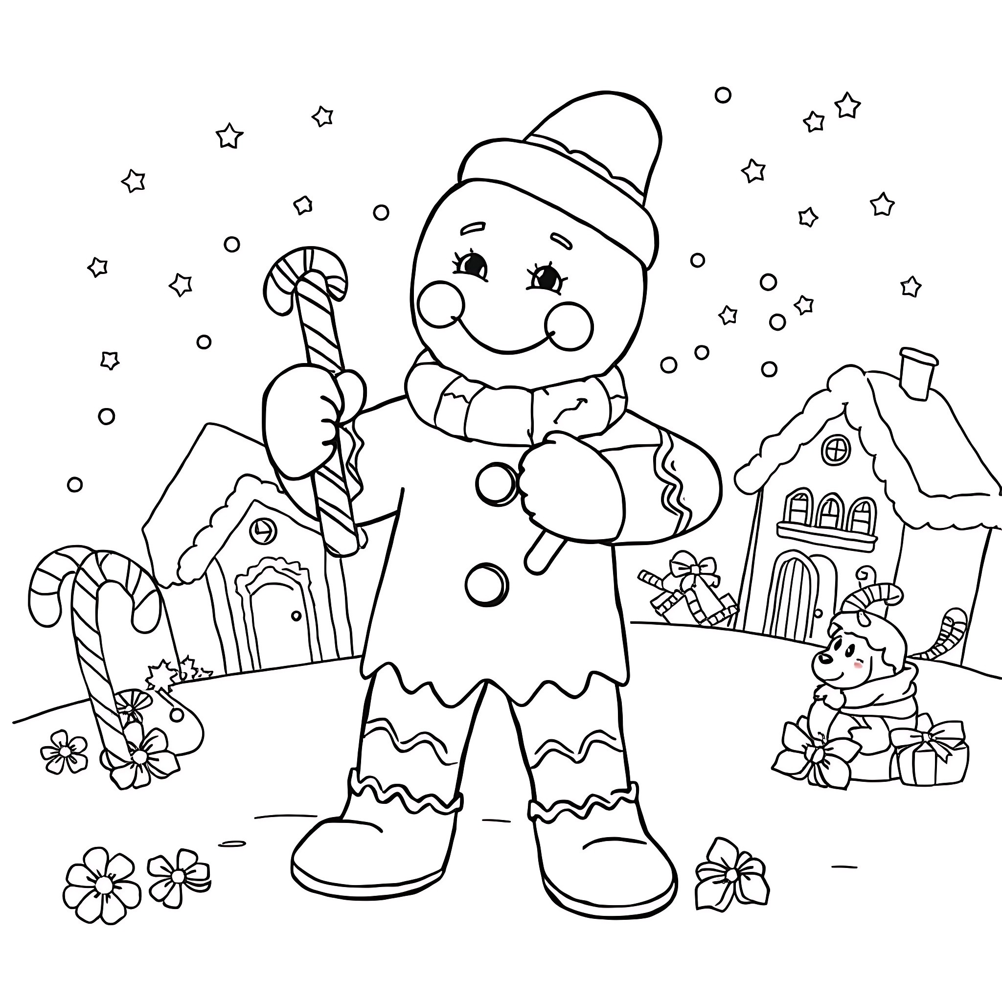 Best Gingerbread Man Coloring Pages (Free Printable PDF)