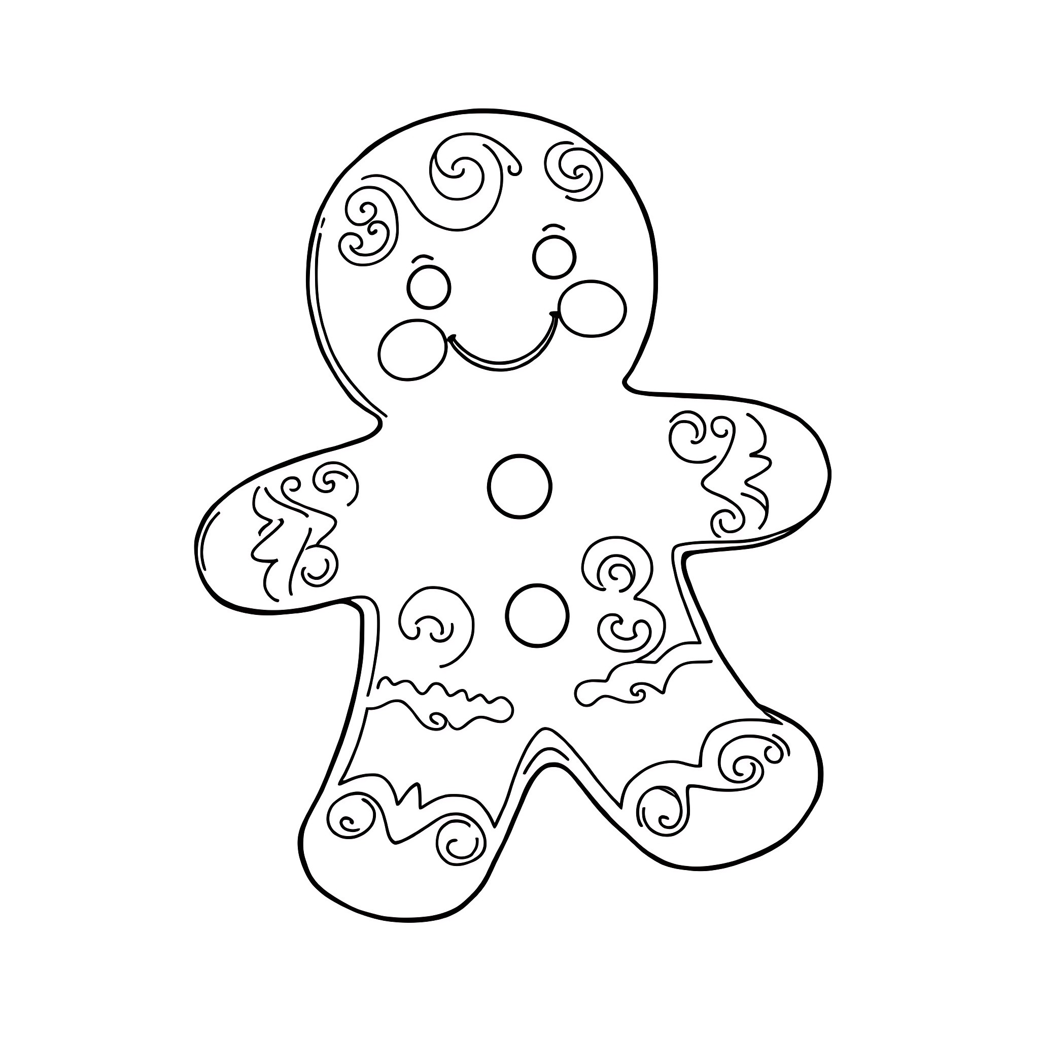 12 Best Gingerbread Cookie Coloring Pages (Free Printable PDFs)