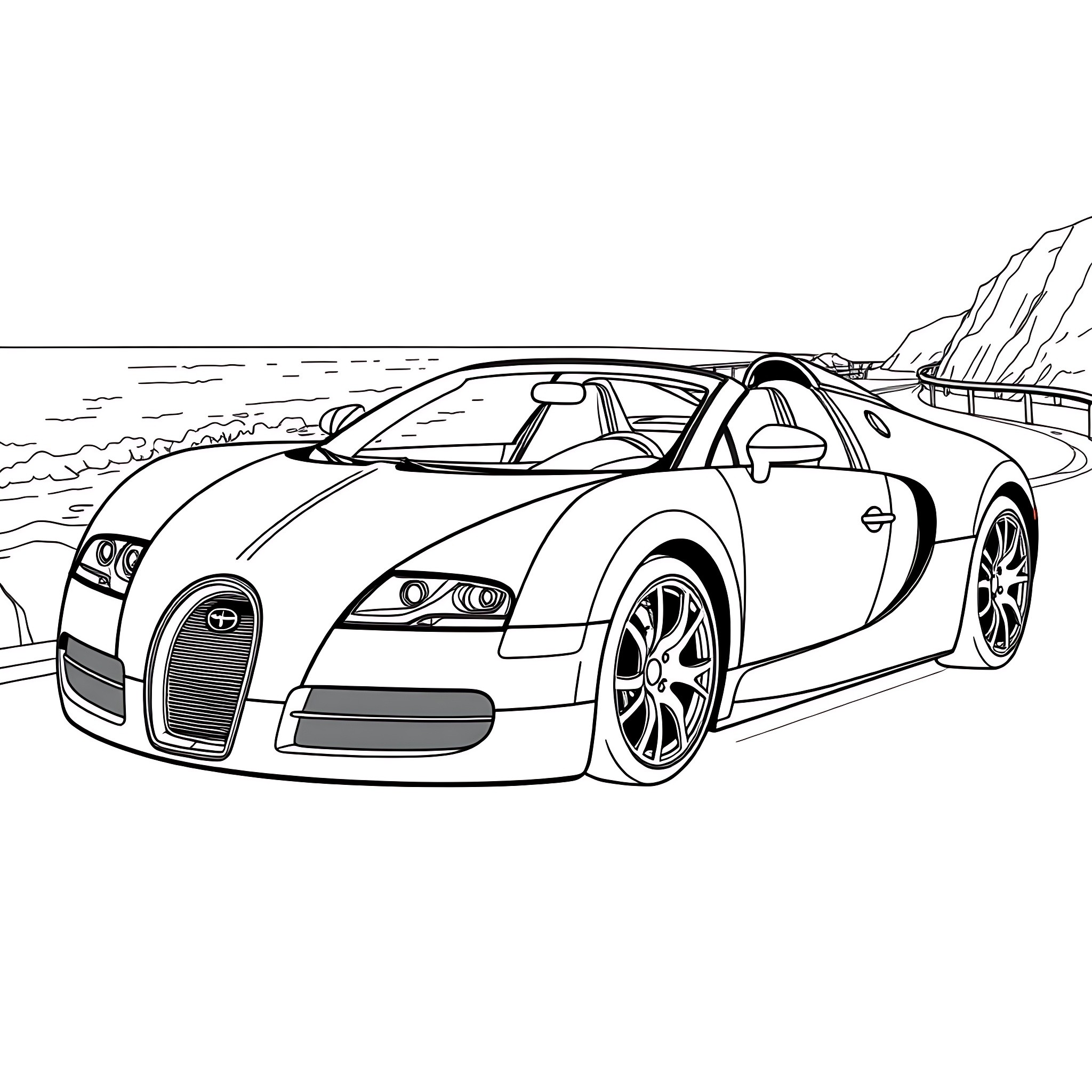 Best Bugatti Coloring Pages (Free Printable PDF)