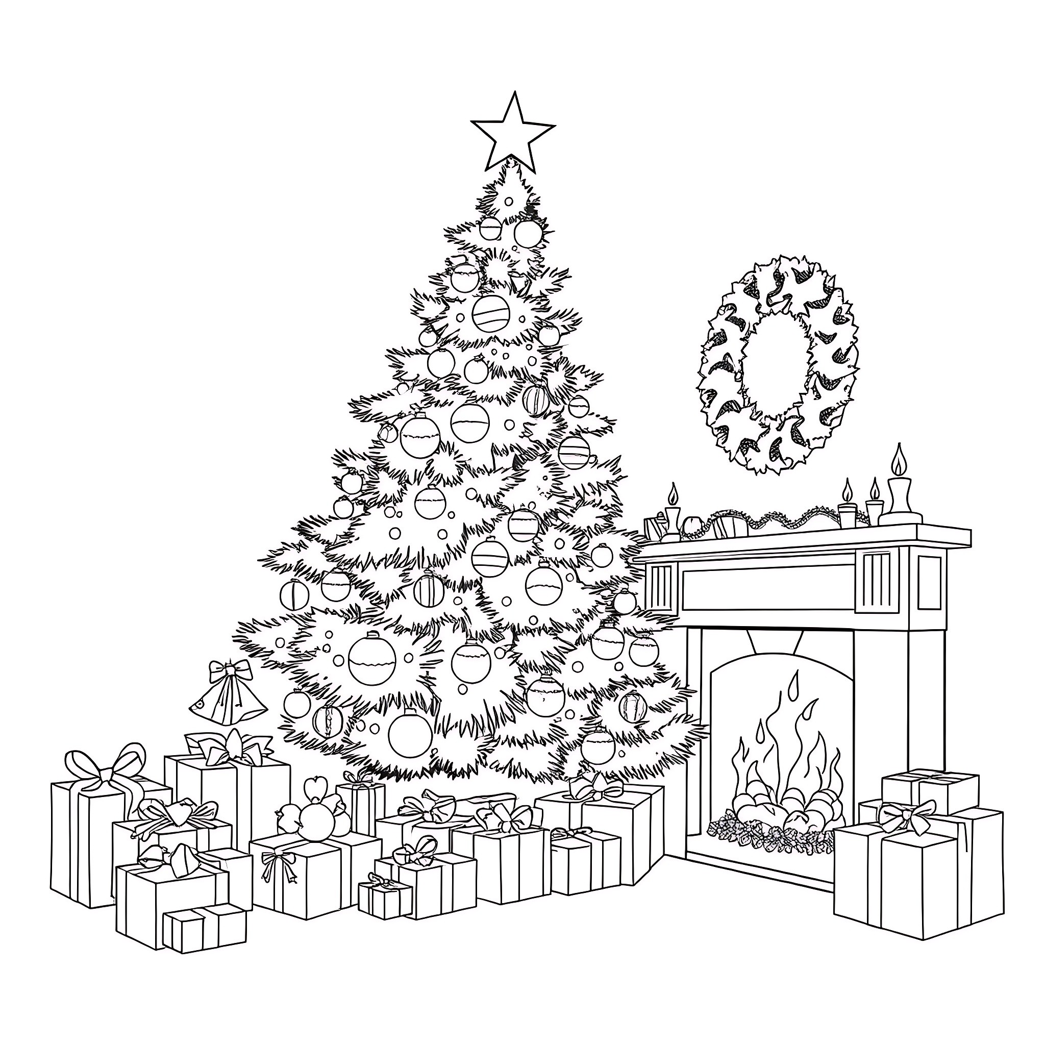 Best Christmas Coloring Pages (Free Printable PDF)