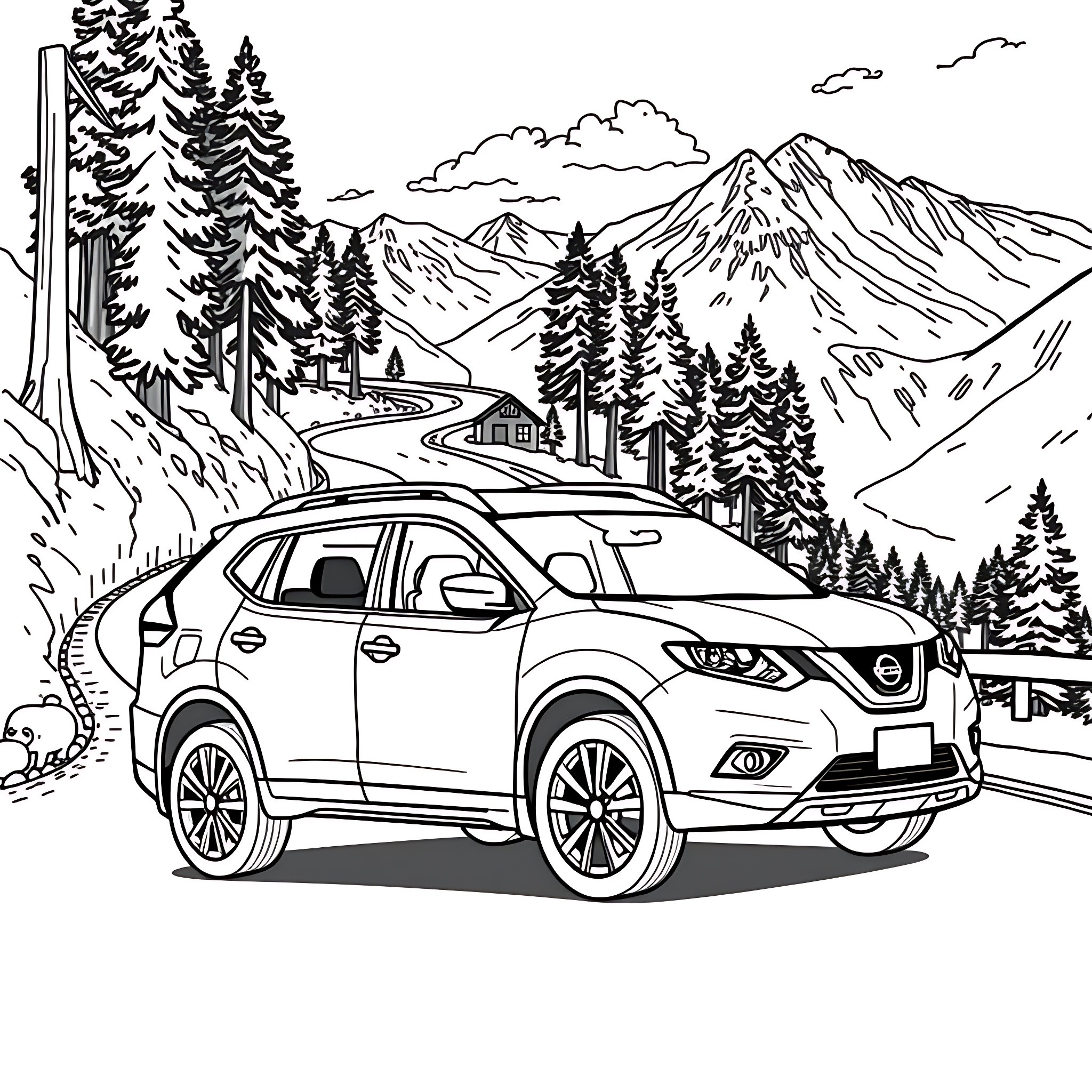 Best Nissan Coloring Pages (Free Printable PDF)