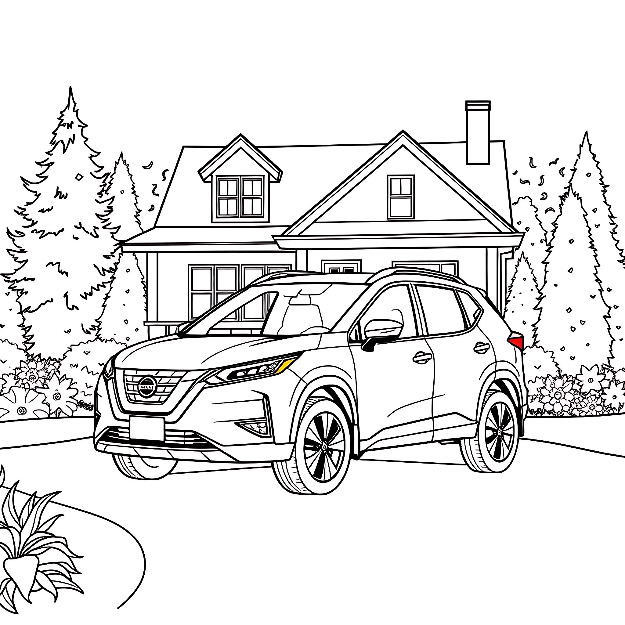 Best Nissan Coloring Pages (Free Printable PDF)