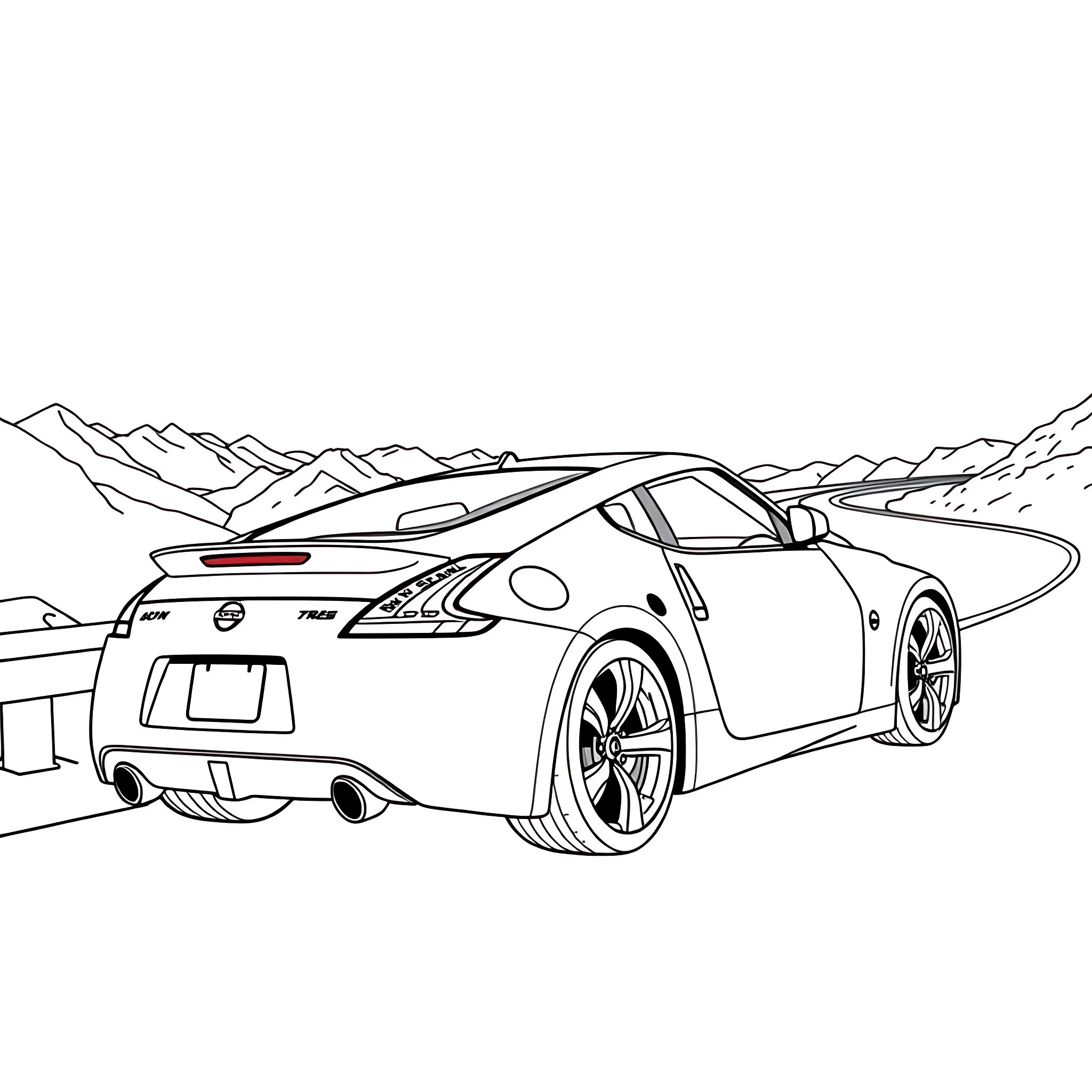 Best Nissan Coloring Pages (Free Printable PDF)