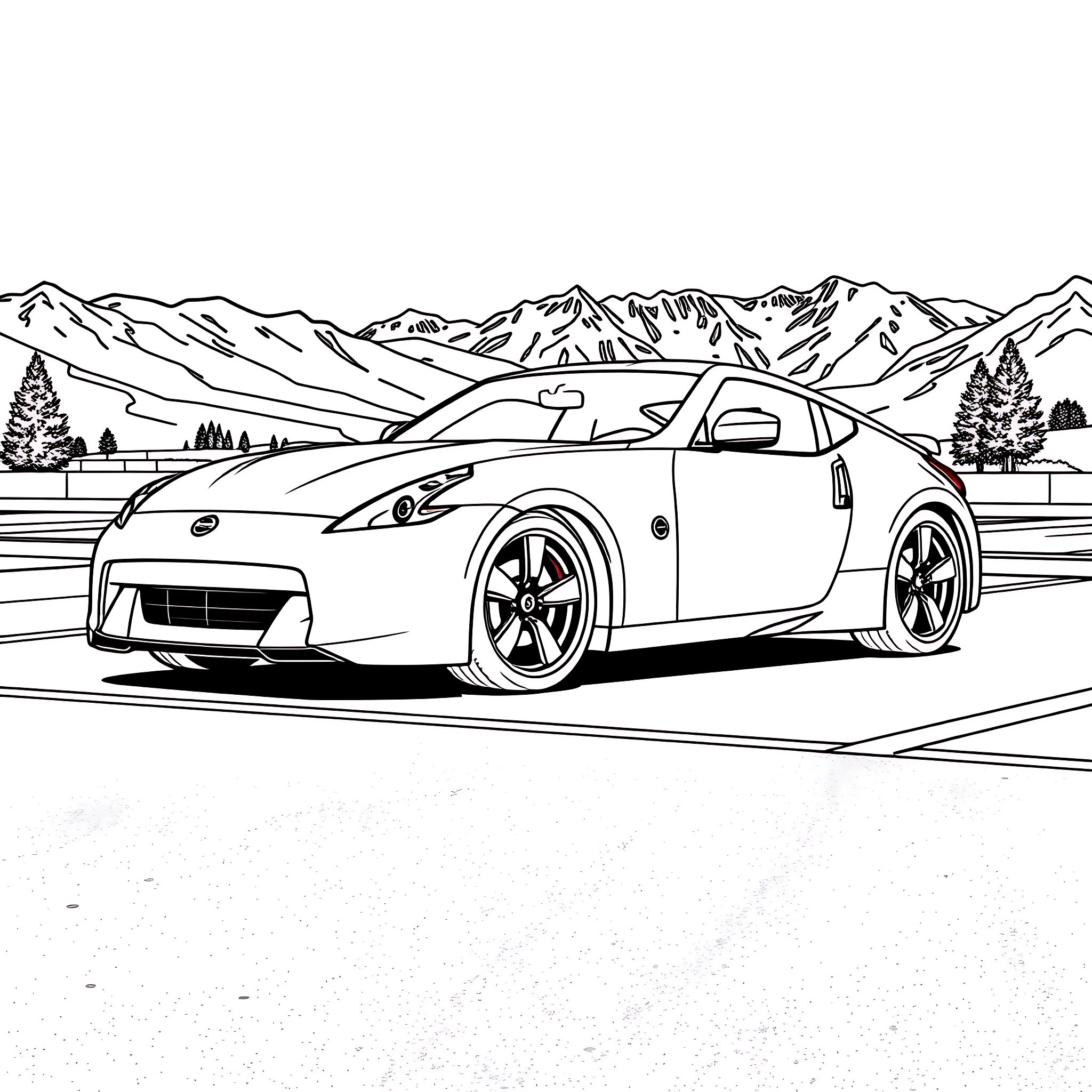 Best Nissan Coloring Pages (Free Printable PDF)