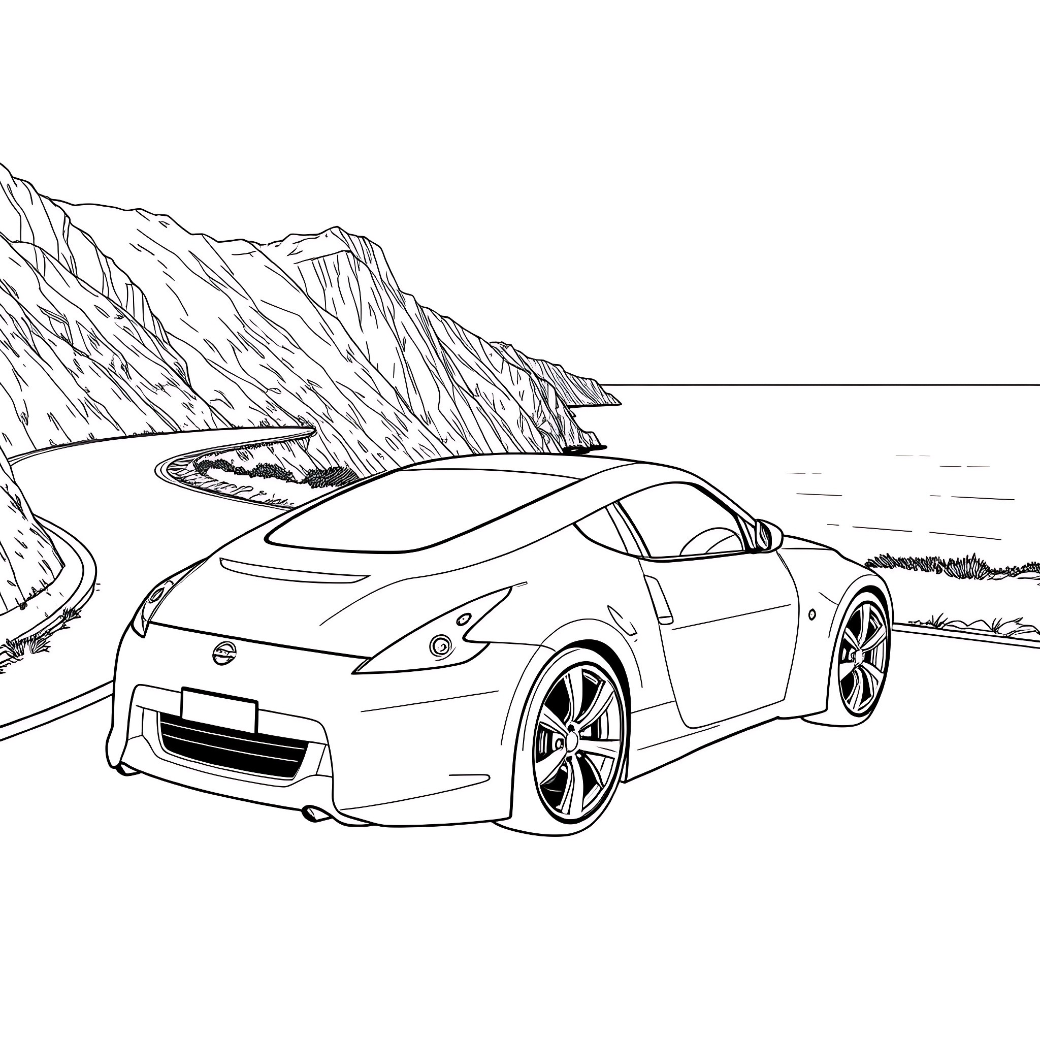 16 Best Nissan 370z Coloring Pages (Free Printable PDFs)