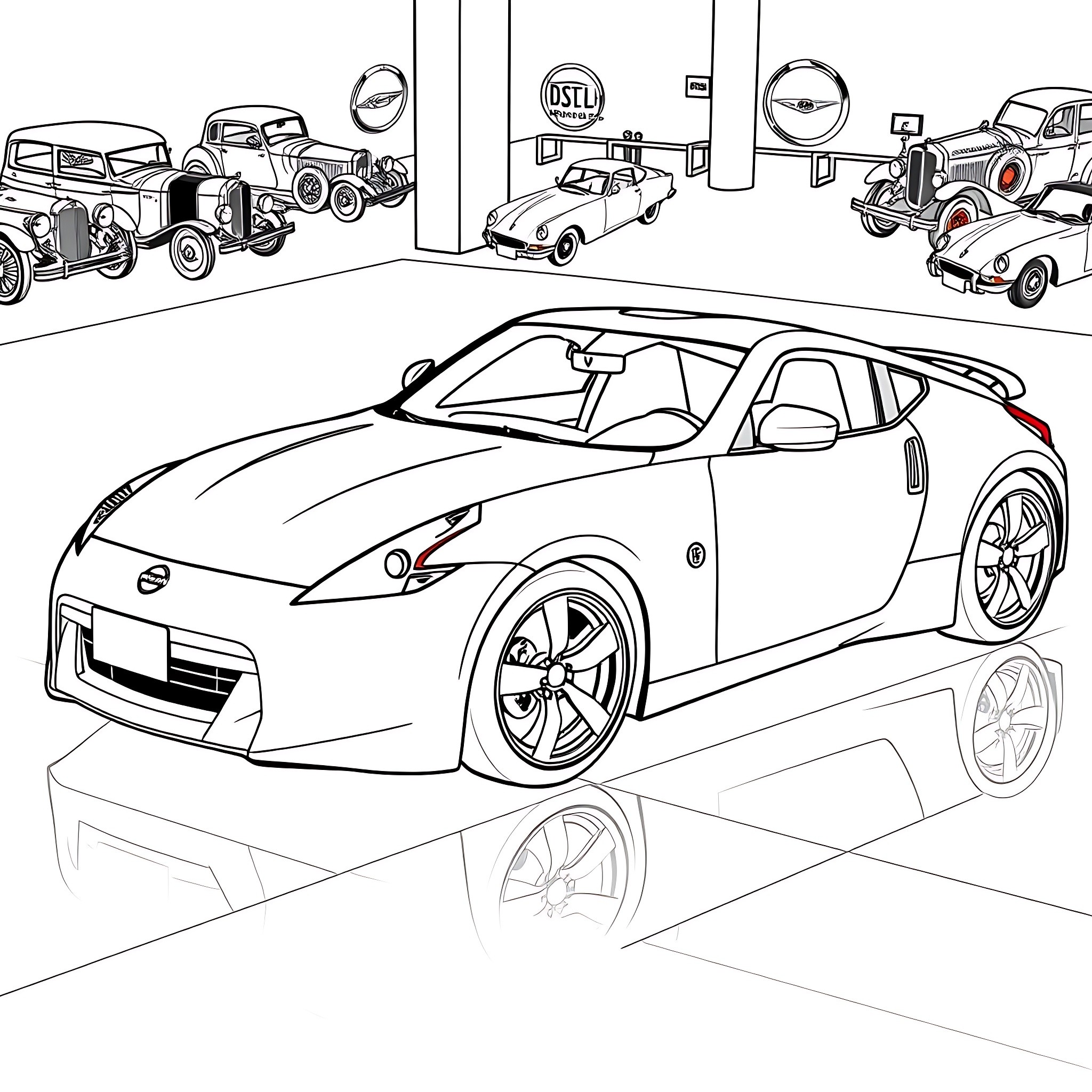 Best Nissan Coloring Pages (Free Printable PDF)