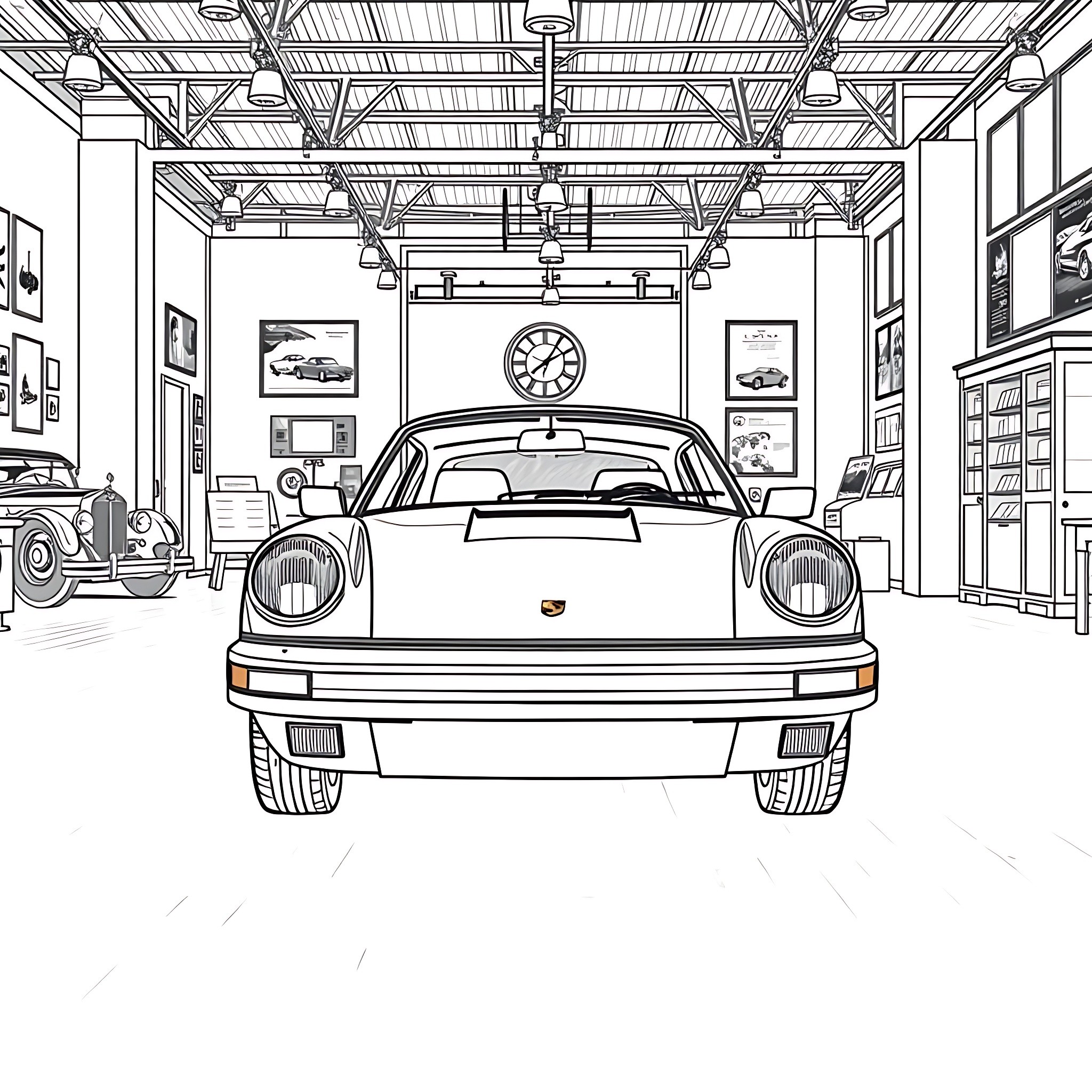 106 Best Porsche Coloring Pages (Free Printable PDFs)