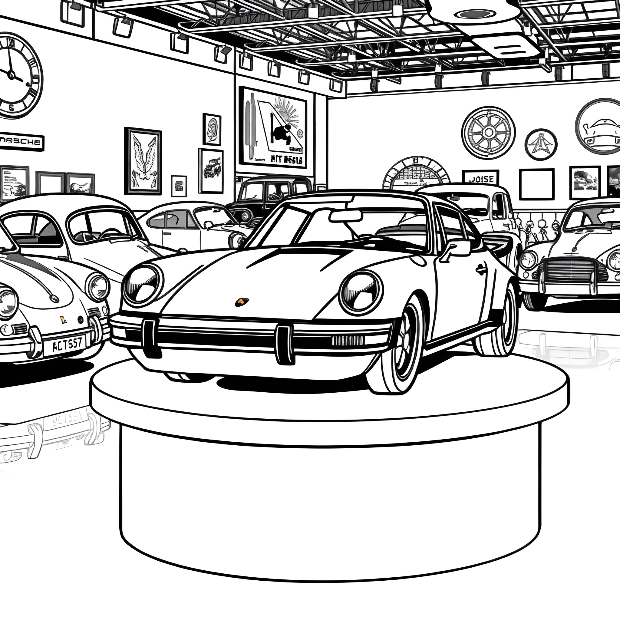 106 Best Porsche Coloring Pages (Free Printable PDFs)