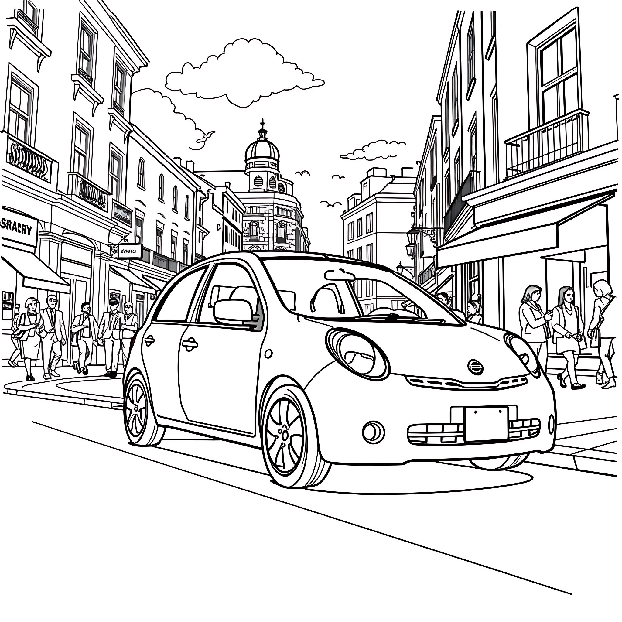 5 Best Nissan Micra Coloring Pages (Free Printable PDFs)