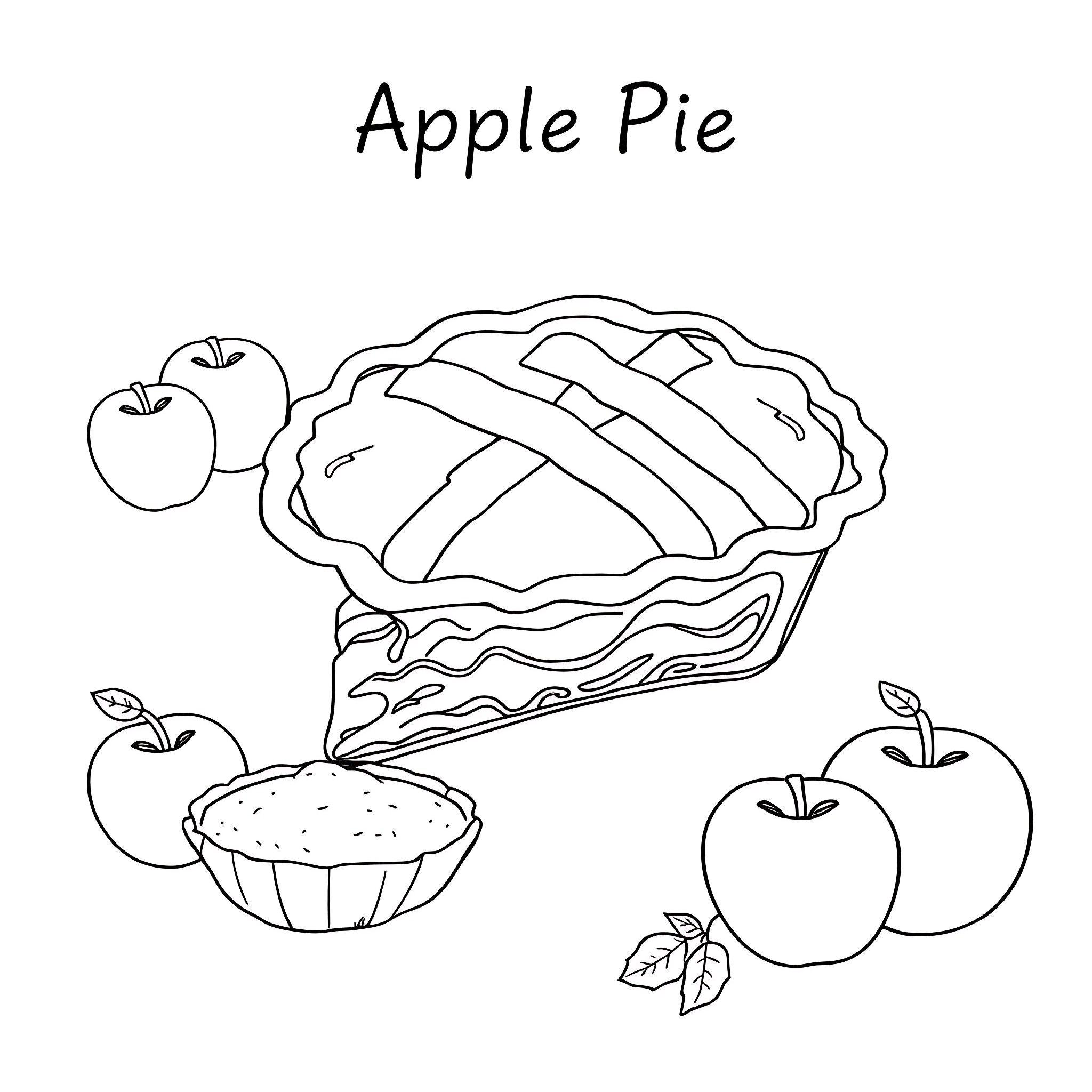 Best Apple Coloring Pages (Free Printable PDF)