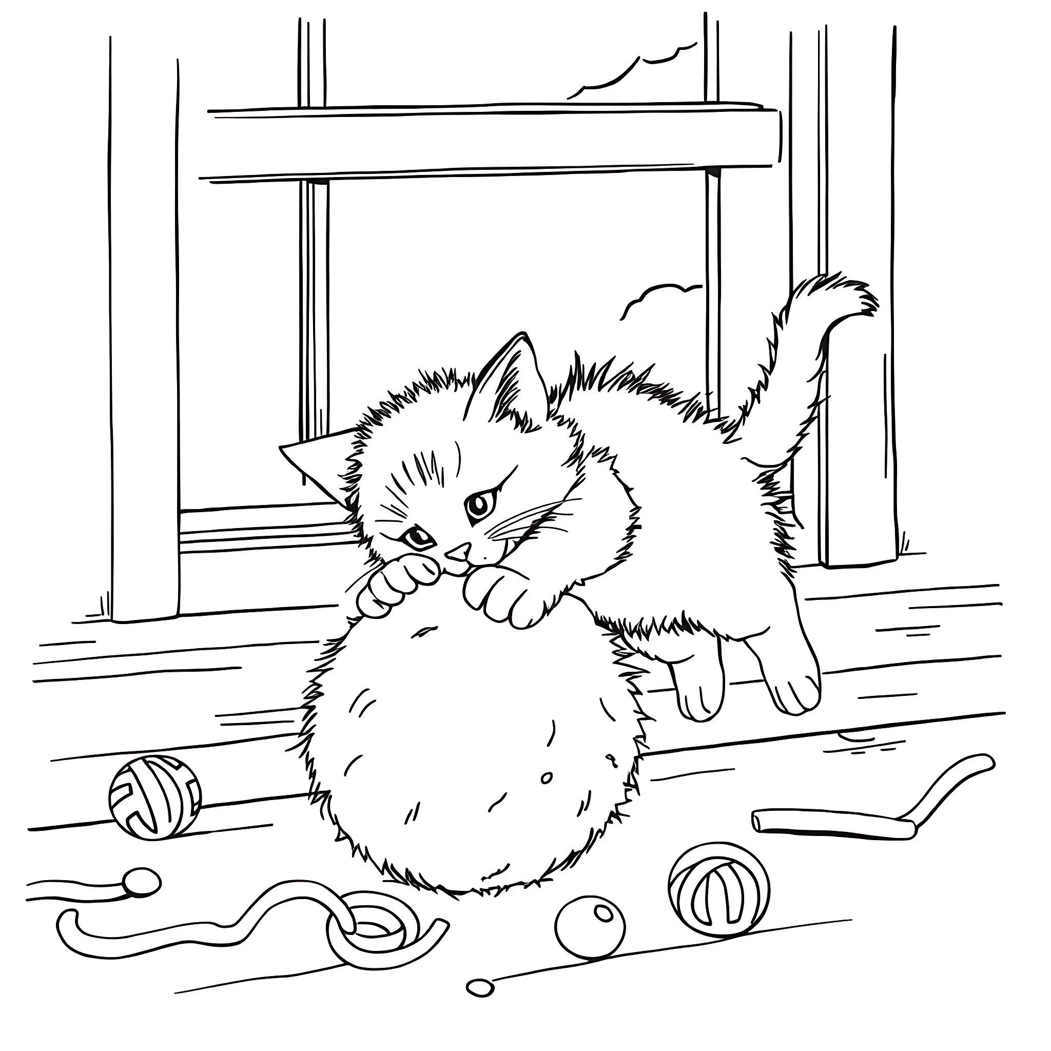 35 Best Kitten Coloring Pages (Free Printable PDFs)