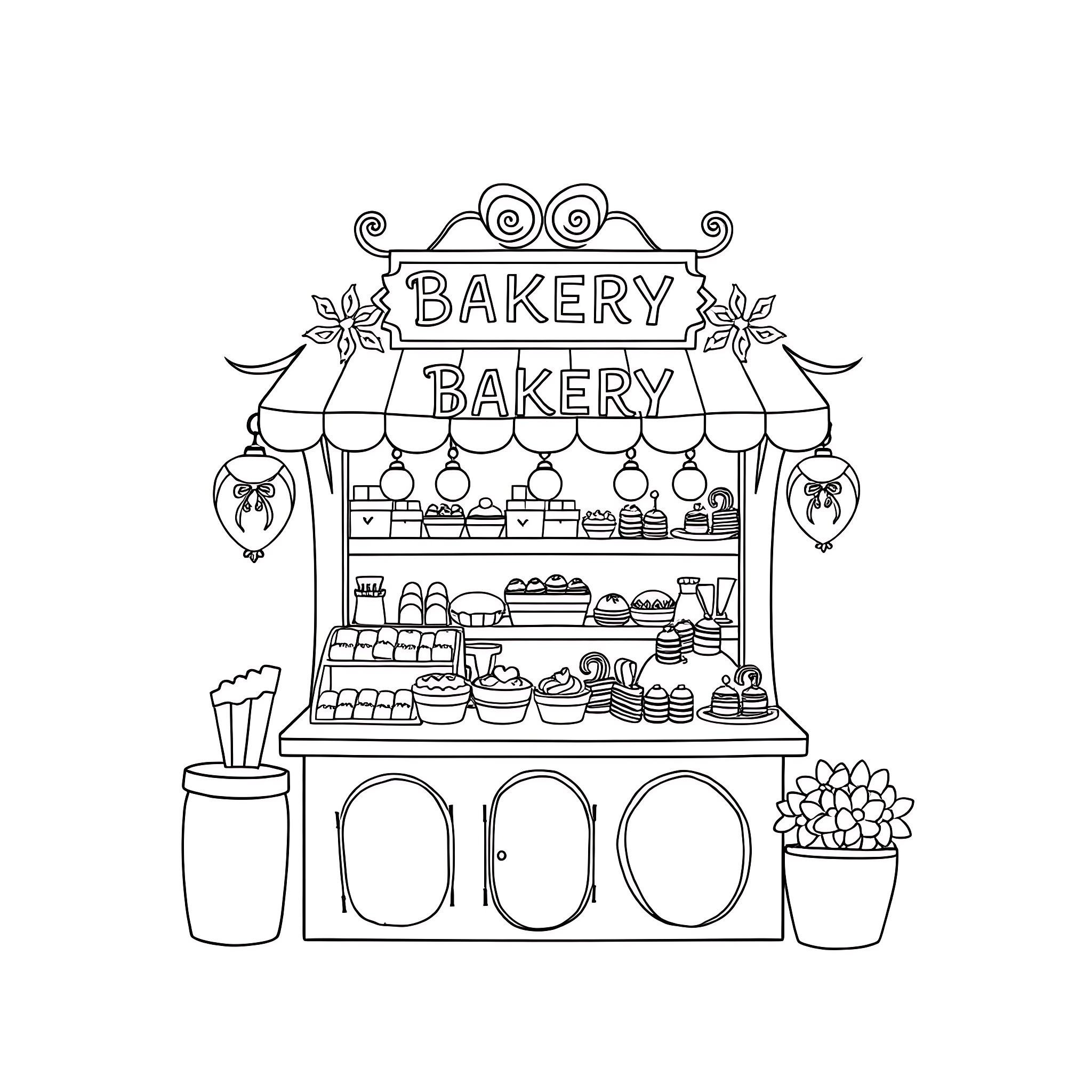 6 Best Bakery Coloring Pages (Free Printable PDFs)