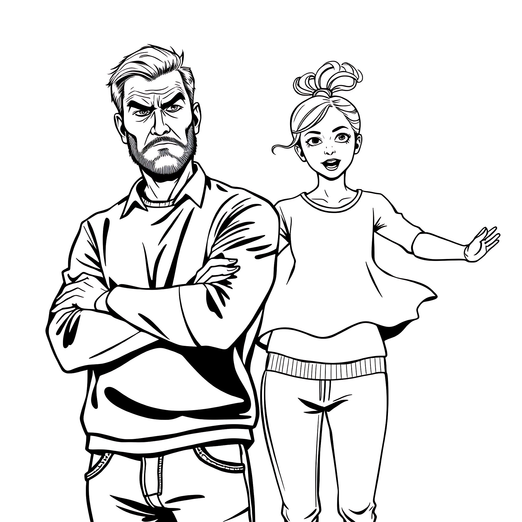 9 Best Dad Coloring Pages (Free Printable PDFs)