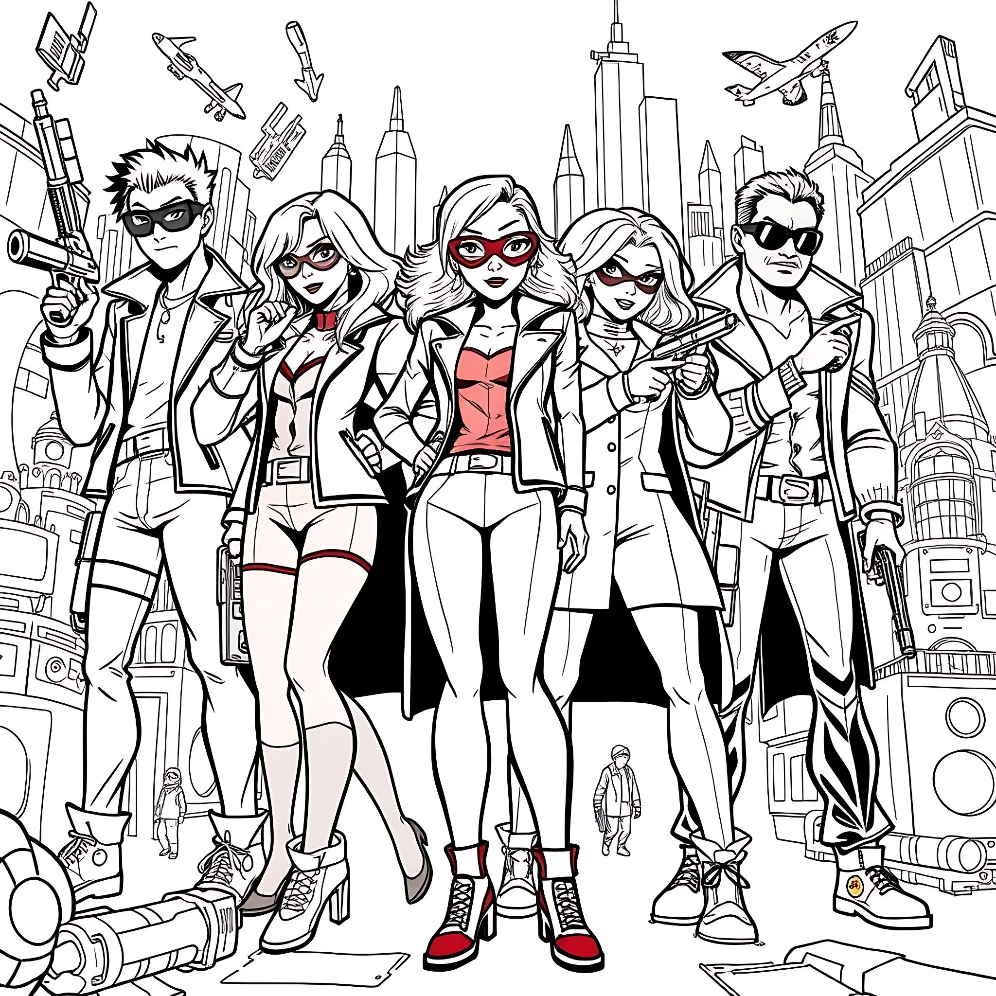 Best Spy Coloring Pages (Free Printable PDF)