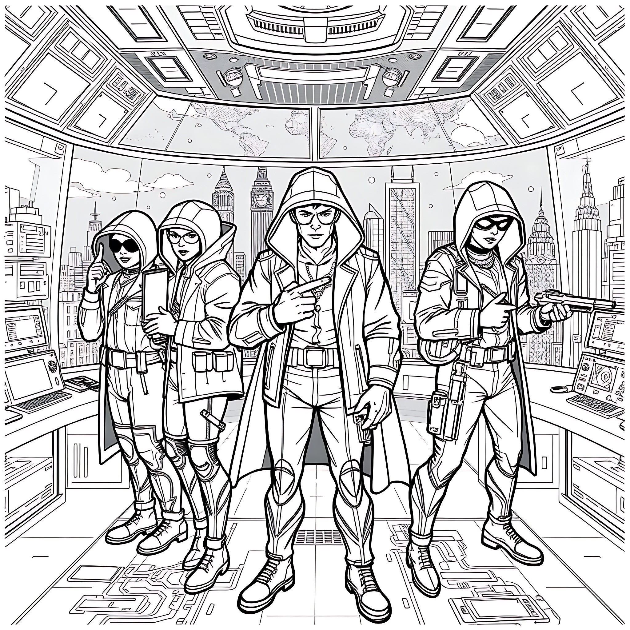 Best Spy Coloring Pages (Free Printable PDF)