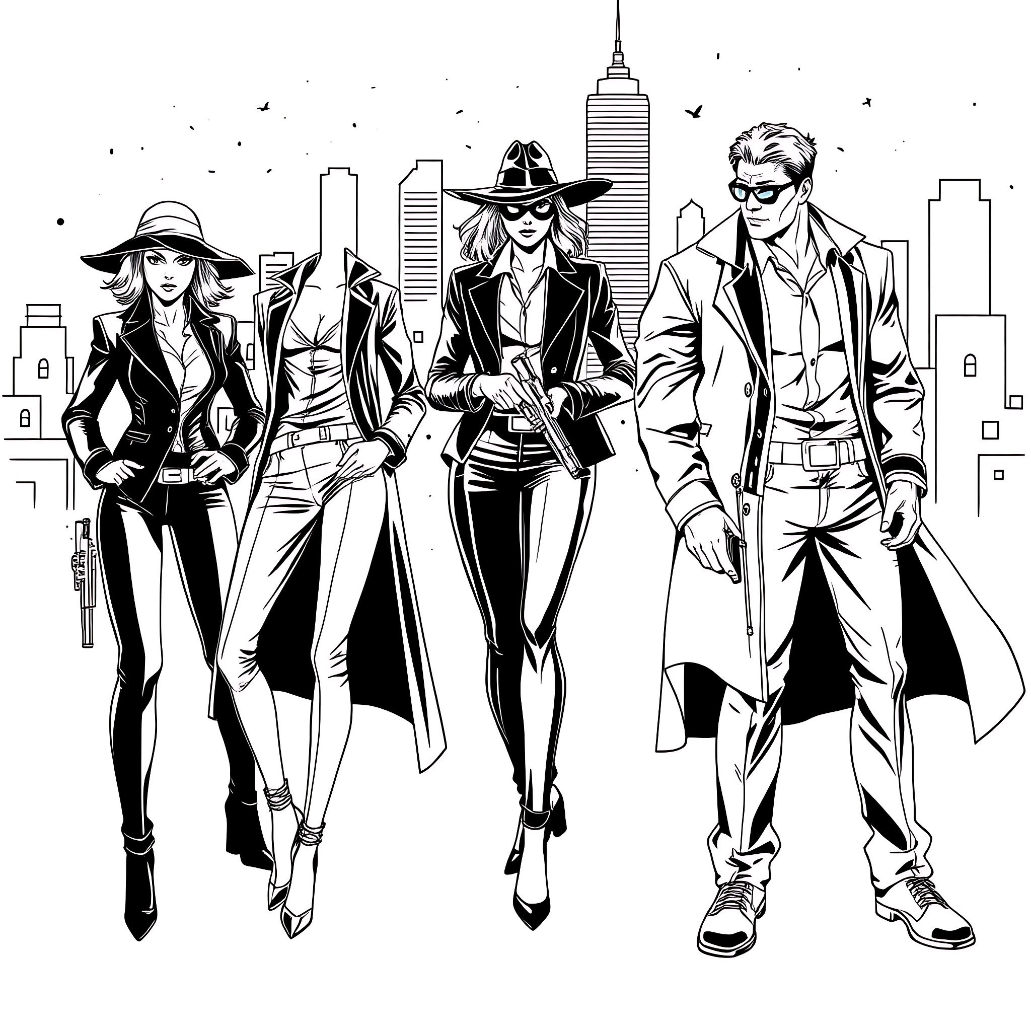 Best Spy Coloring Pages (Free Printable PDF)