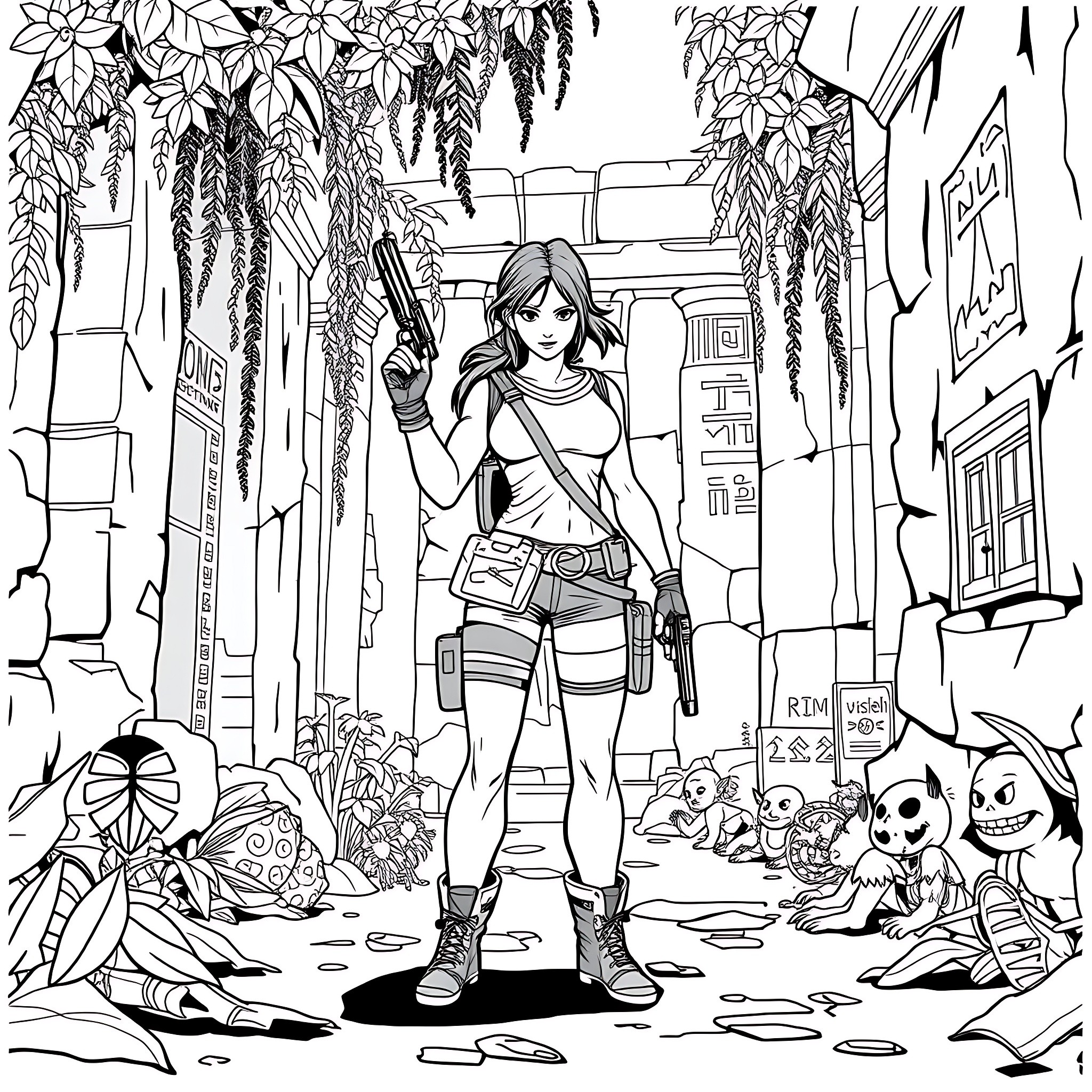 Best Collage Coloring Pages (Free Printable PDF)