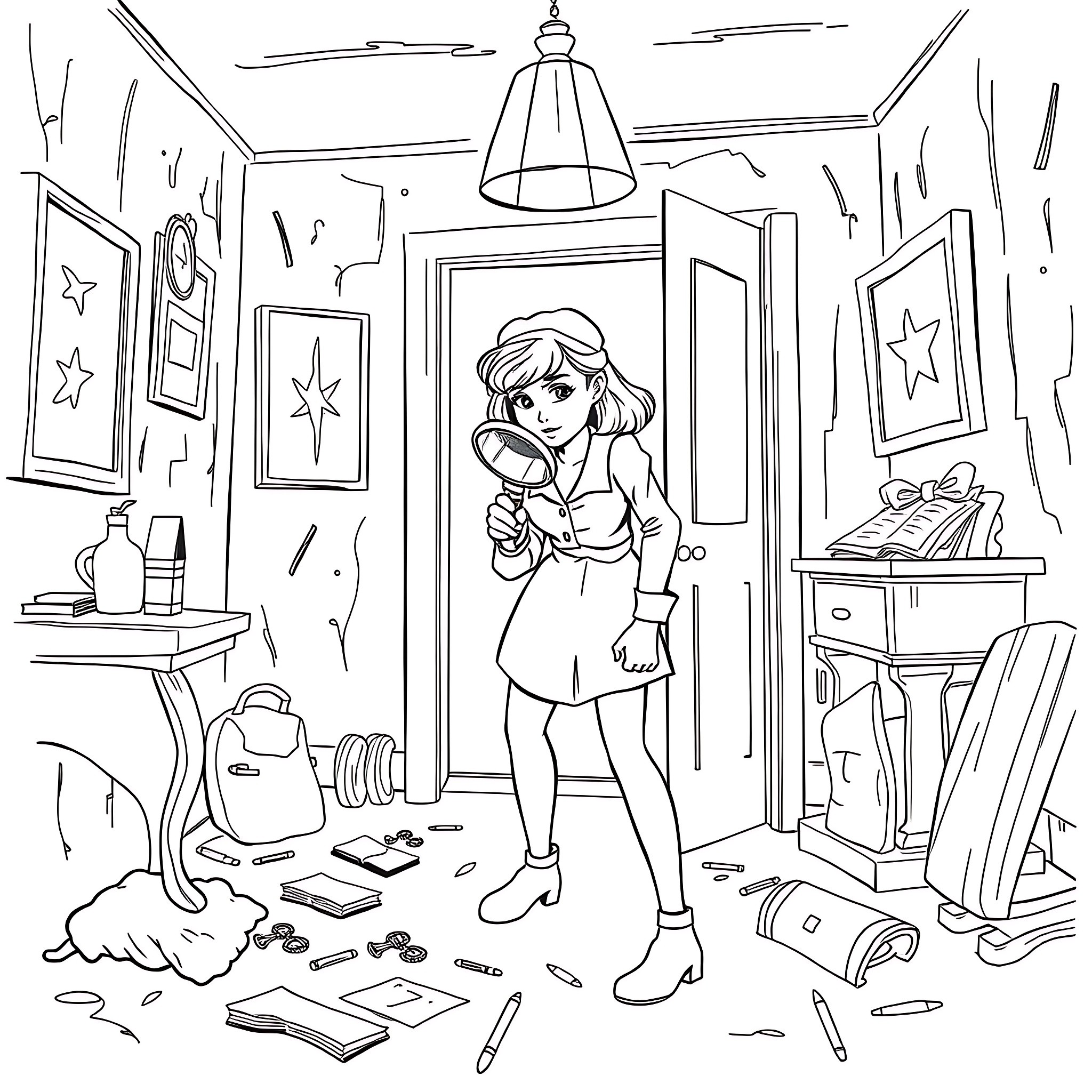 6 Best Nancy Drew Coloring Pages Free Printable Pdfs