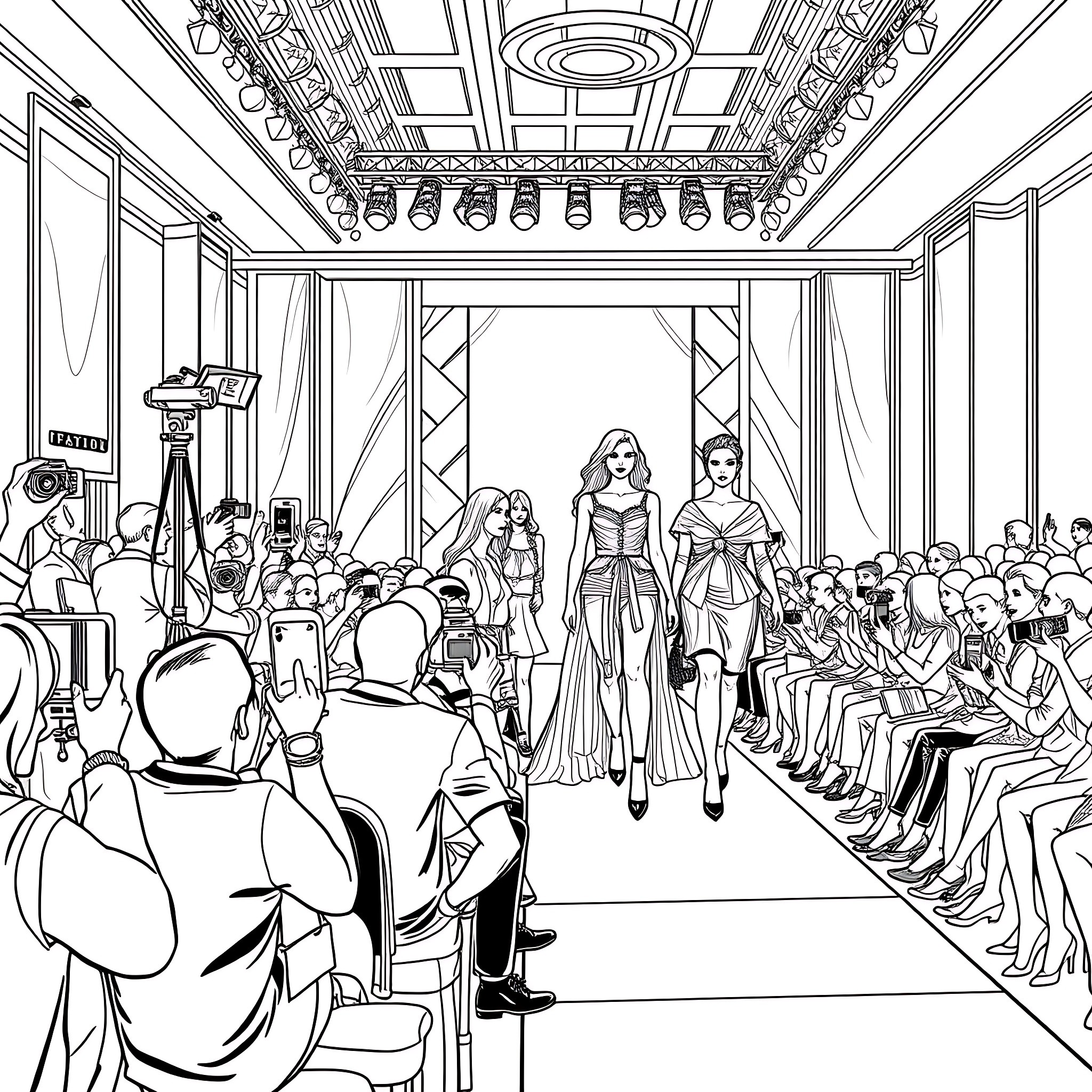 Best Fashion Coloring Pages (Free Printable PDF)